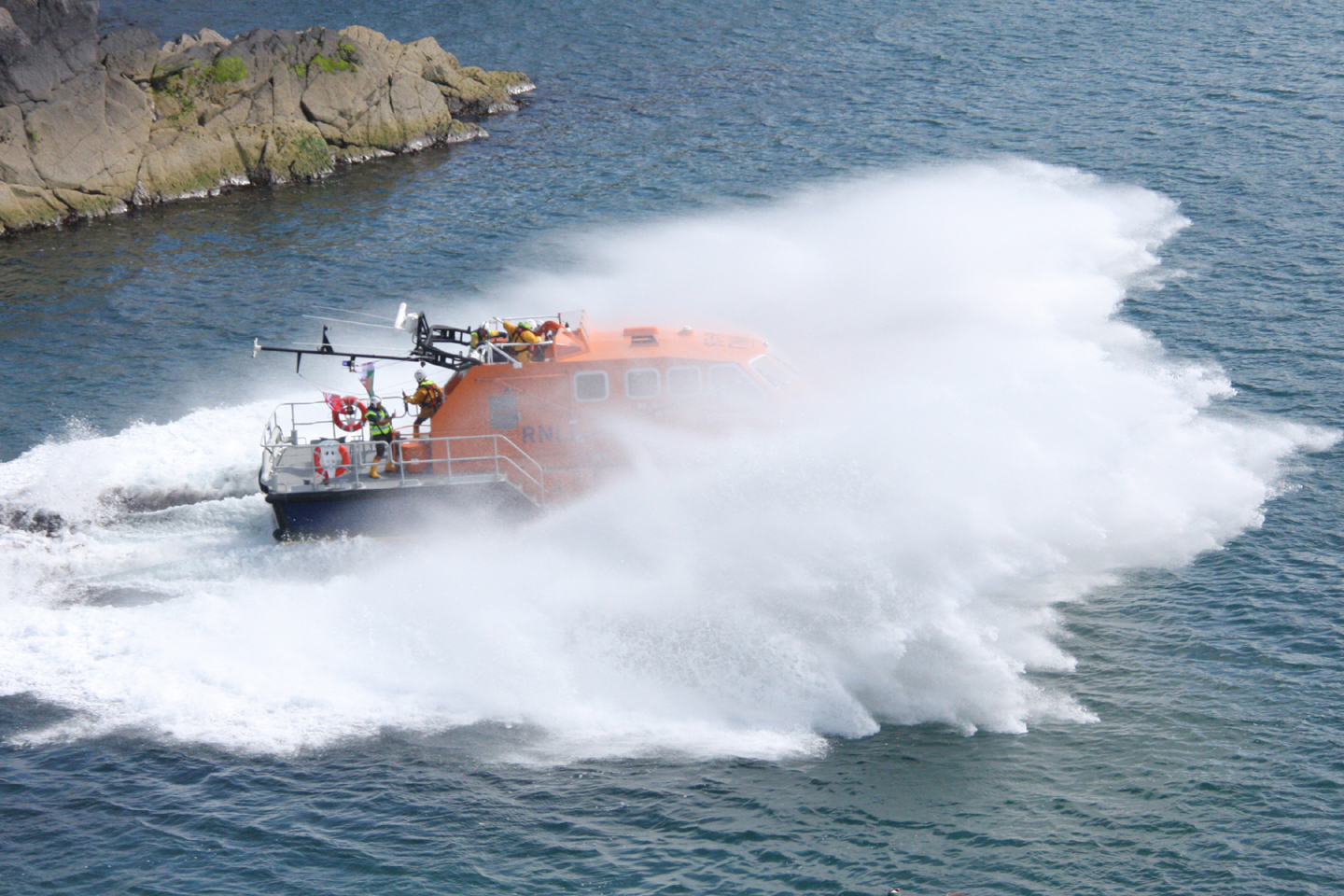 Big step forward for St Davids RNLI with first slipway launch at new ...