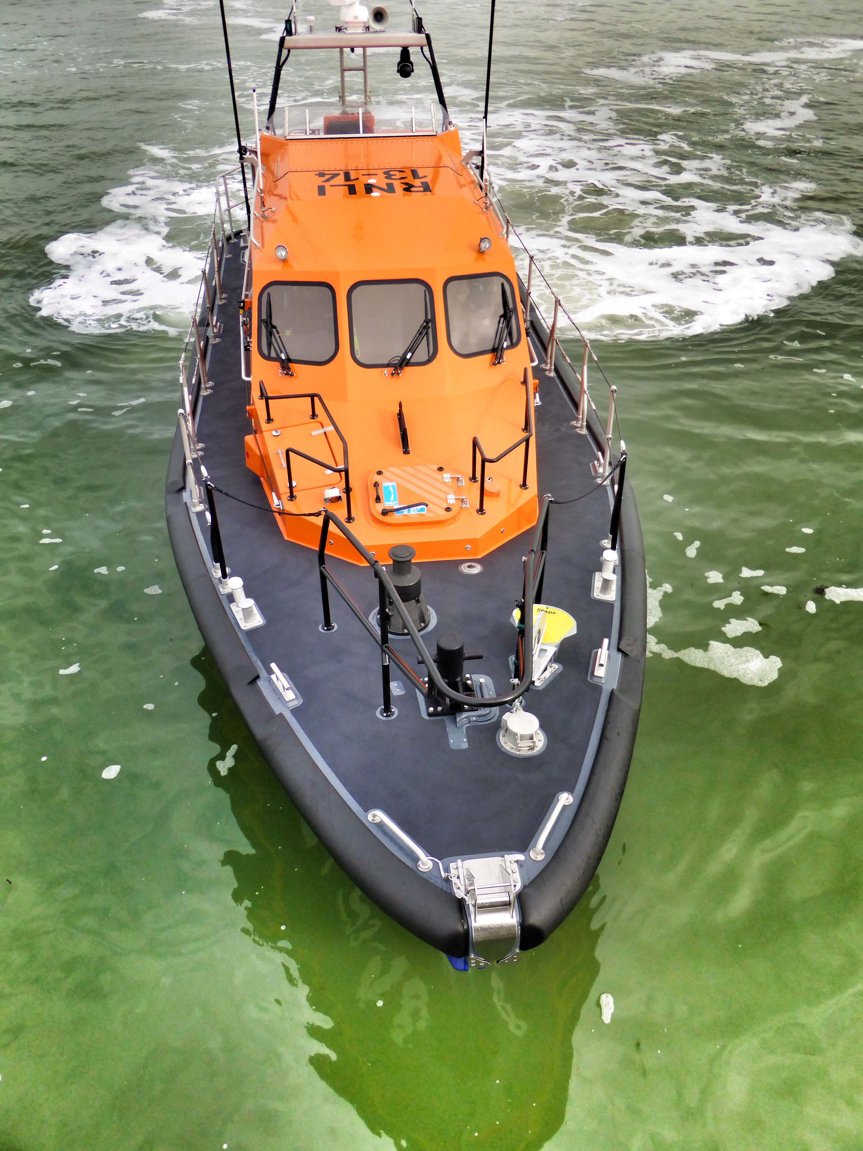 Fleetwood RNLI volunteers welcome their state-of-the-art new lifeboat ...