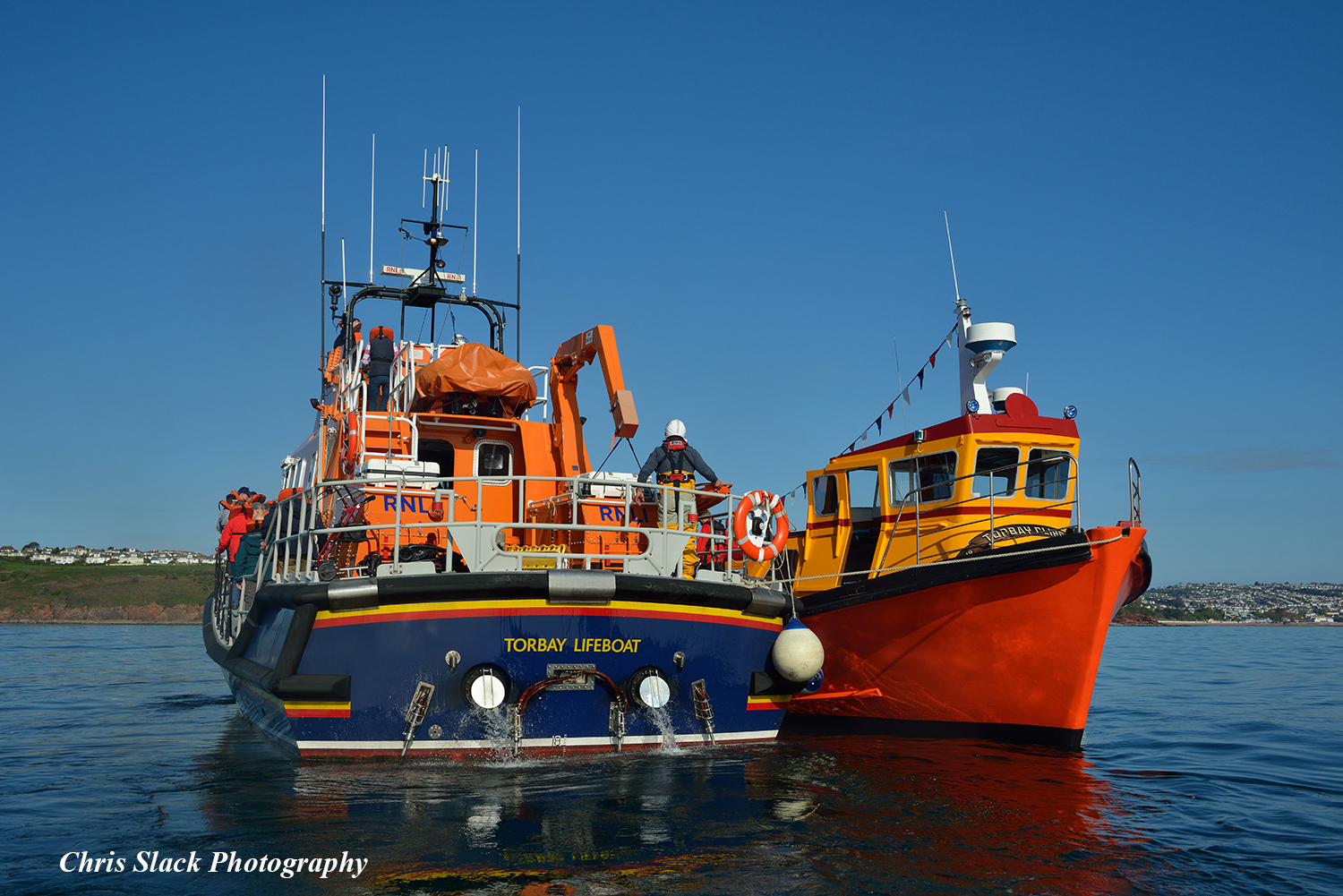 RNLI Torbay lifeboat crew called out to ‘rescue’ 35 ferry passengers ...