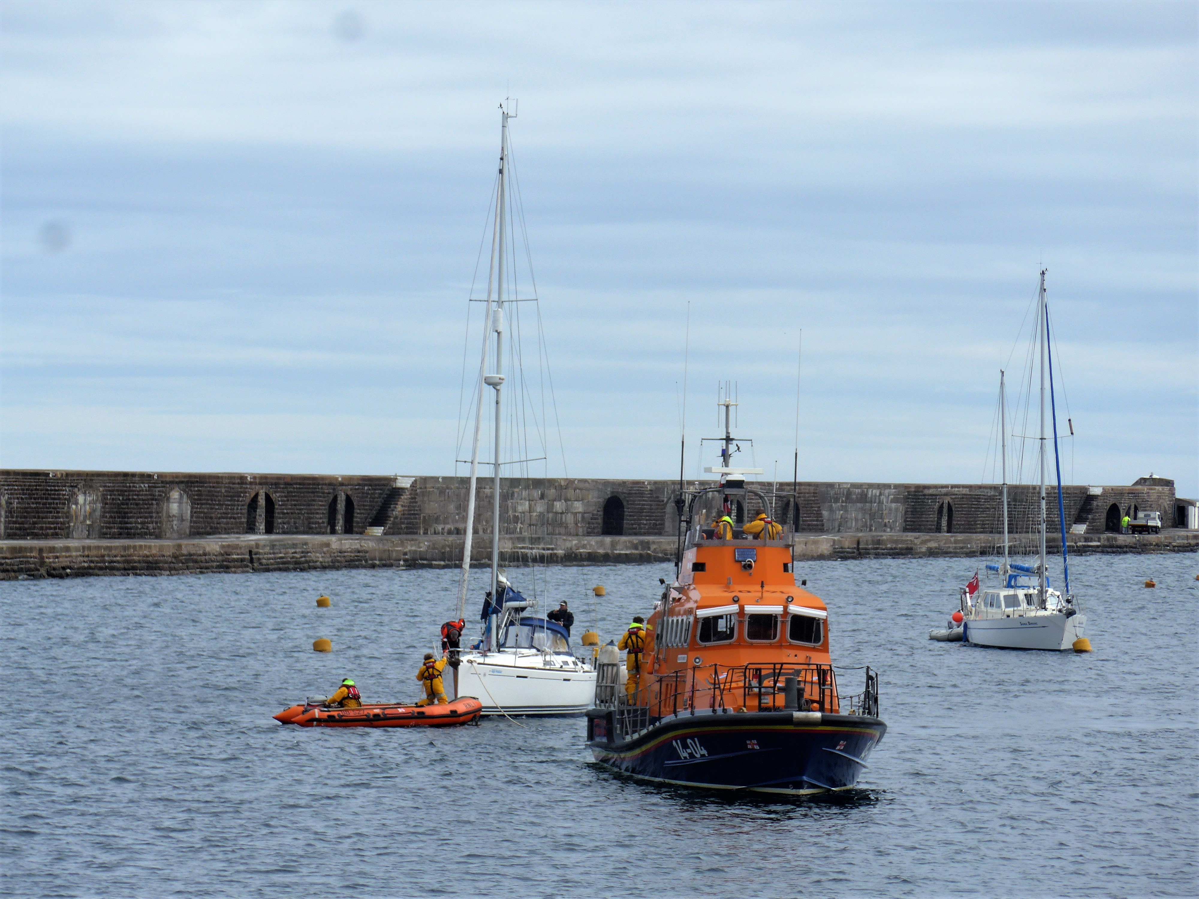 Alderney lifeboat launched to help four yachtsmen | RNLI