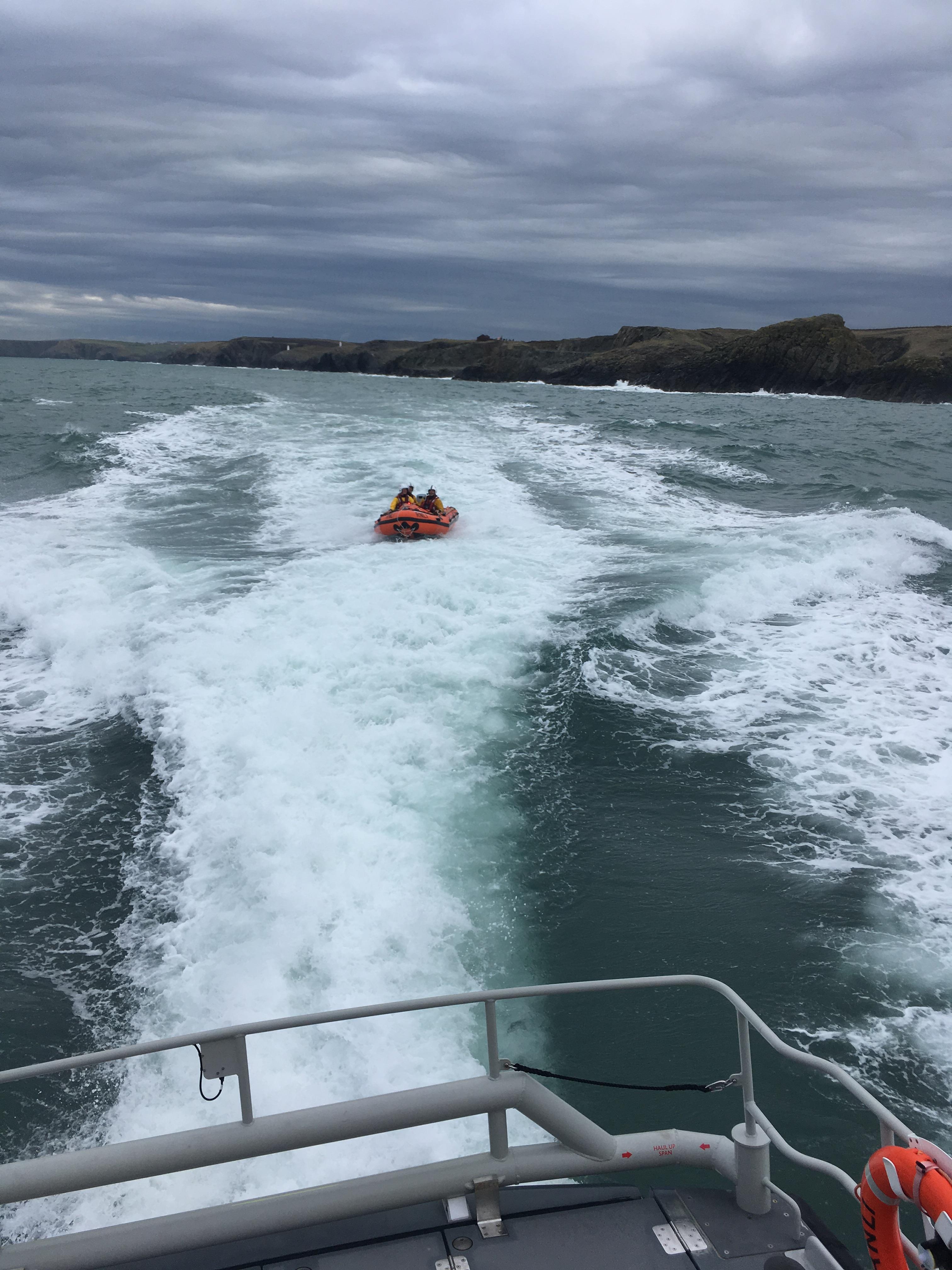Both St Davids RNLI lifeboats launch on service | RNLI