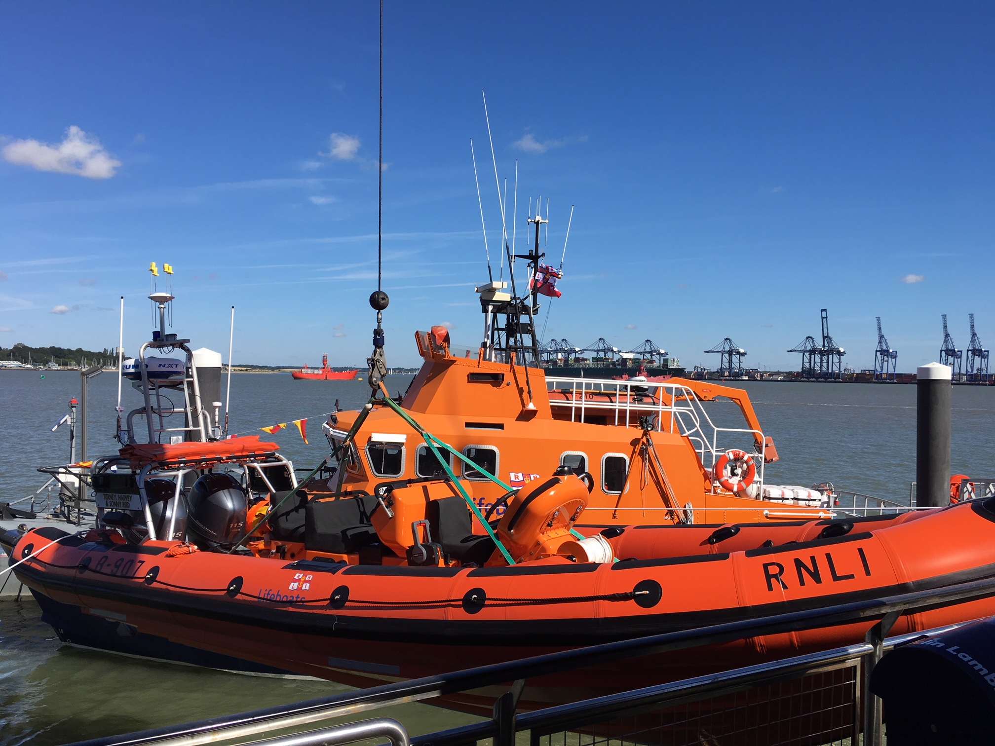Harwich Royal National Lifeboat Institution officially names its new B ...