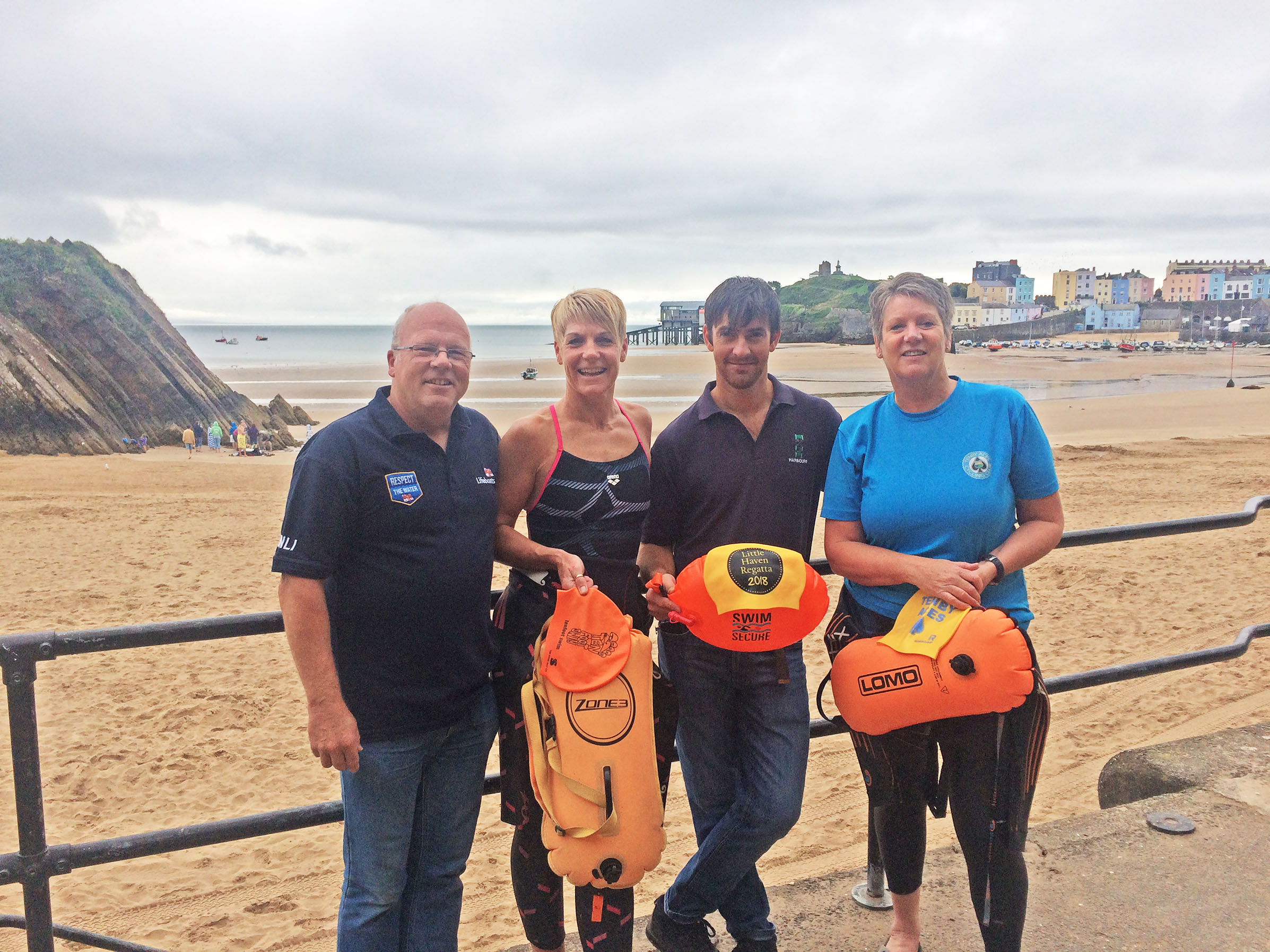 RNLI call for open water swimmers in Tenby to stay safe | RNLI