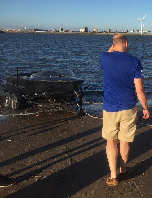 RNLI New Brighton lifeboat volunteers assist driver in difficulty on ...