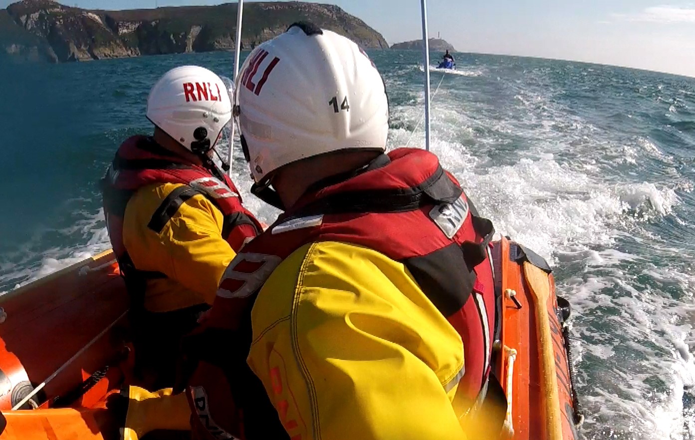 Holyhead RNLI Rescue Drifting Jet Ski | RNLI