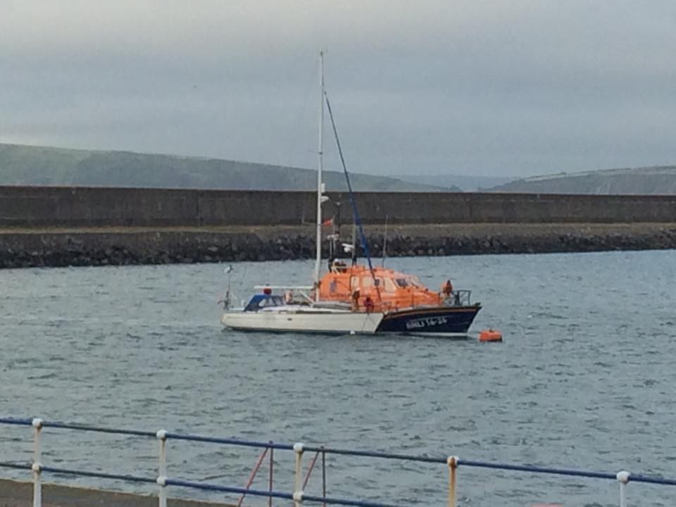 St Davids RNLI lifeboat launches to the aid of a yacht | RNLI