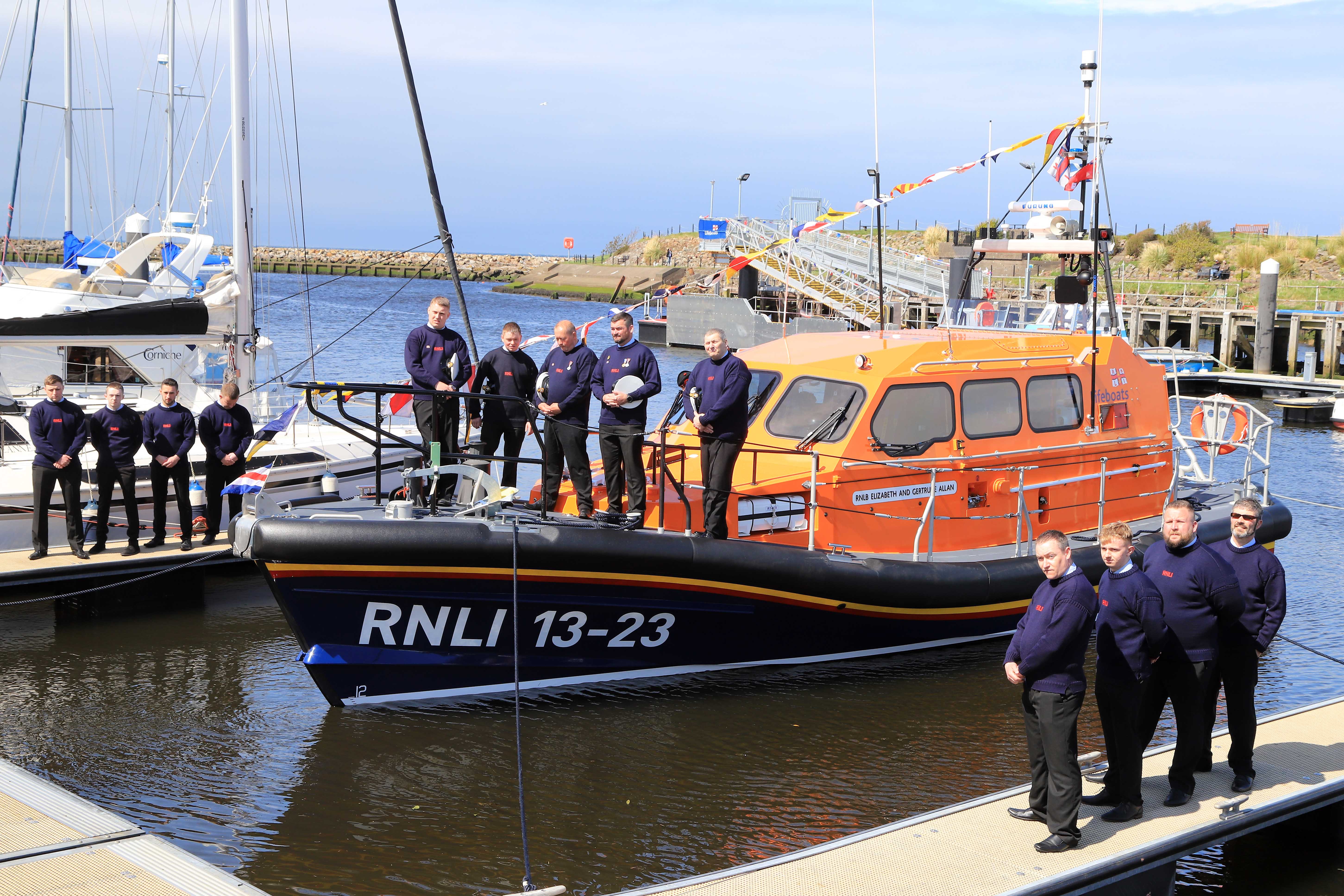 SUN SHINES ON GIRVAN LIFEBOAT’S NAMING AND DEDICATION CEREMONY | RNLI