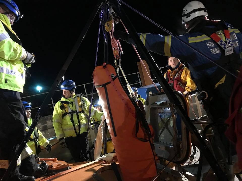 Oban RNLI joint exercise with Oban and Appin Coastguard Rescue Teams | RNLI