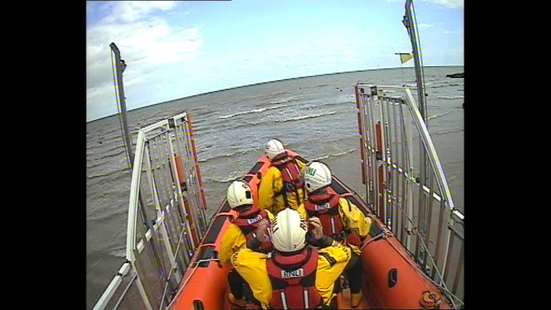 Clacton RNLI launching on service | RNLI