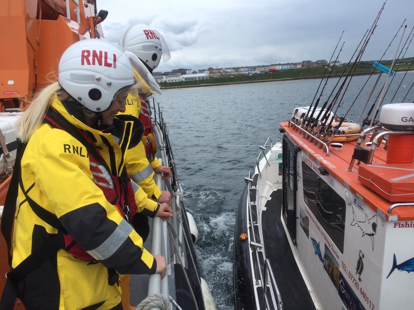 Portrush RNLI comes to aid of six people on broken down boat on Father ...