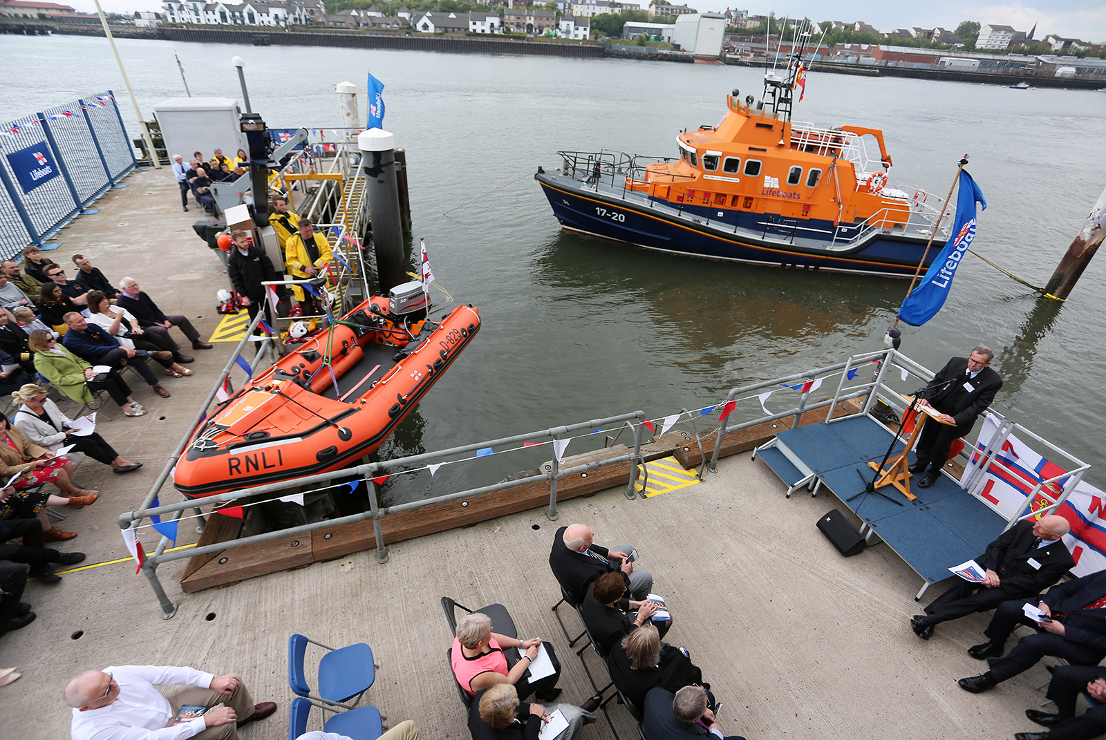 Lifeboat Naming Ceremony Ends With Dramatic Rescue | RNLI