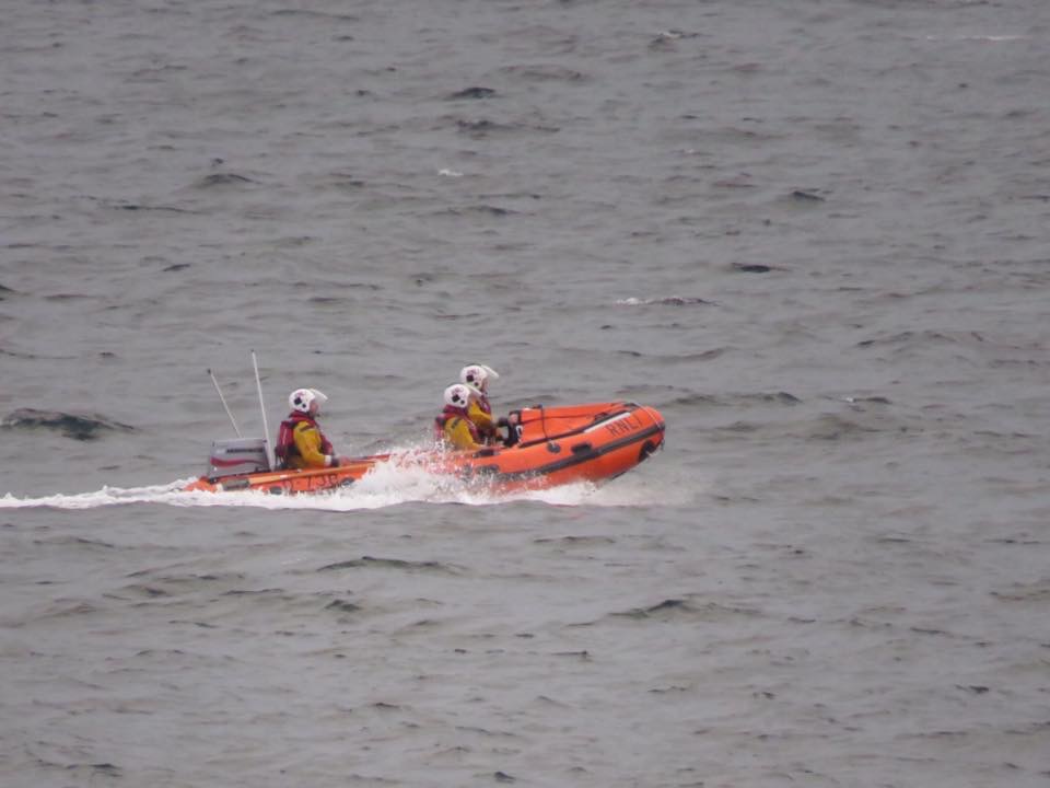 Portrush RNLI Launched to rescue a paddleboarder from the sea at ...