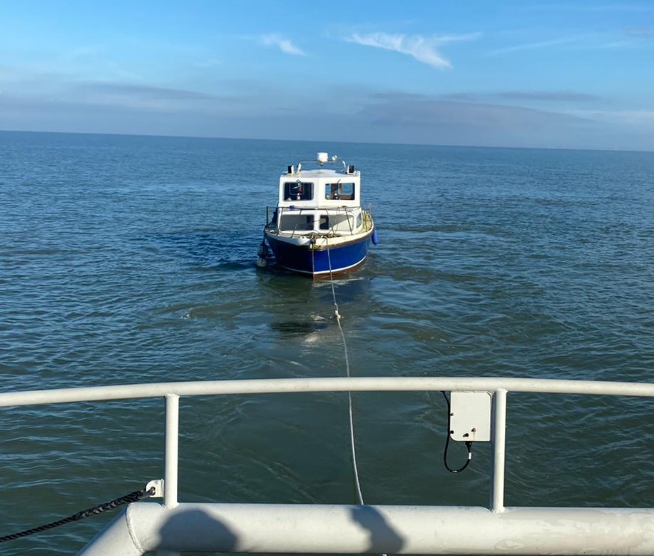 Walton and Frinton RNLI volunteers assist 10 metre angling boat | RNLI