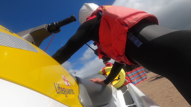 RNLI lifeguards on Portrush West Strand go to aid of jet-skiers | RNLI