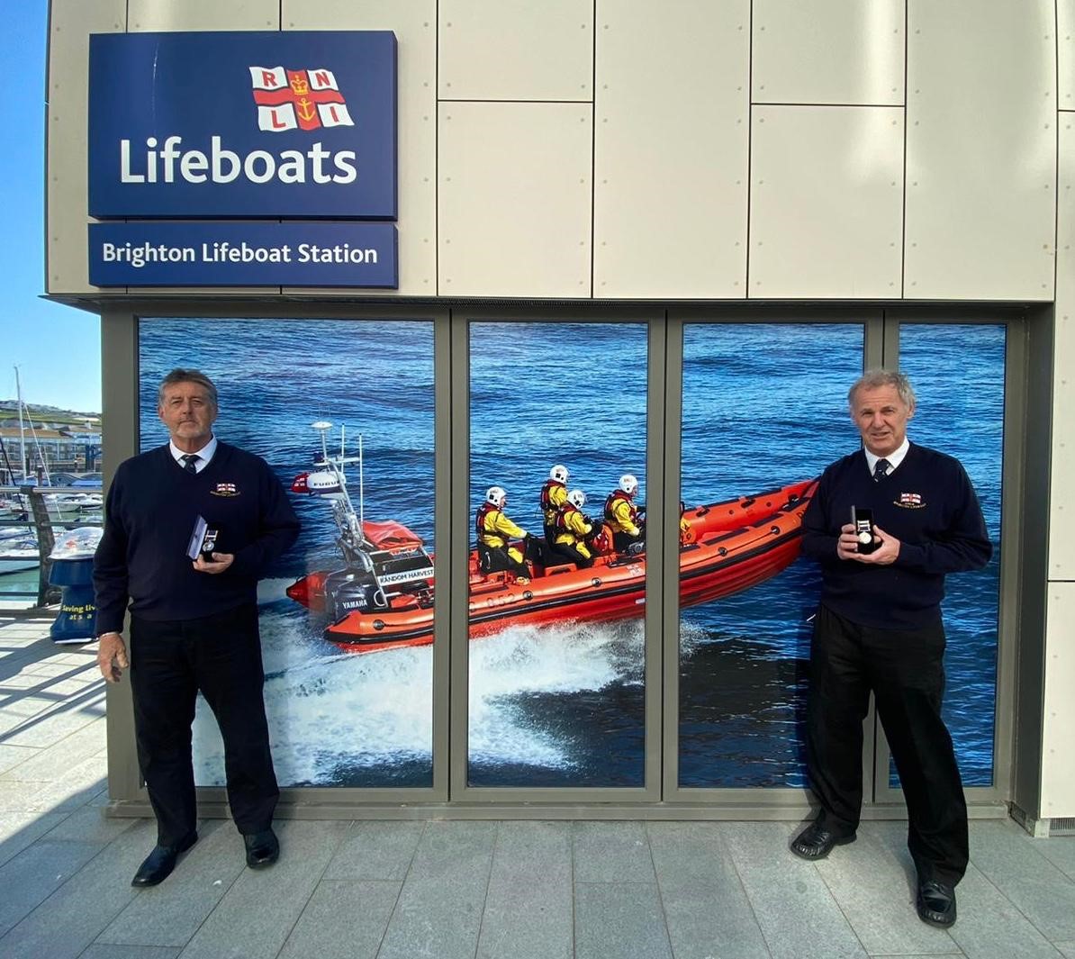 RNLI Long Service Medal awarded to lifelong friends | RNLI