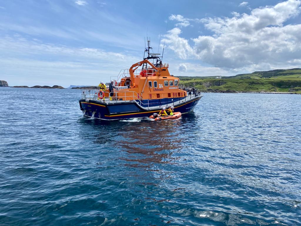 Portrush RNLI launched to reports of an injured teenager near Ballintoy ...