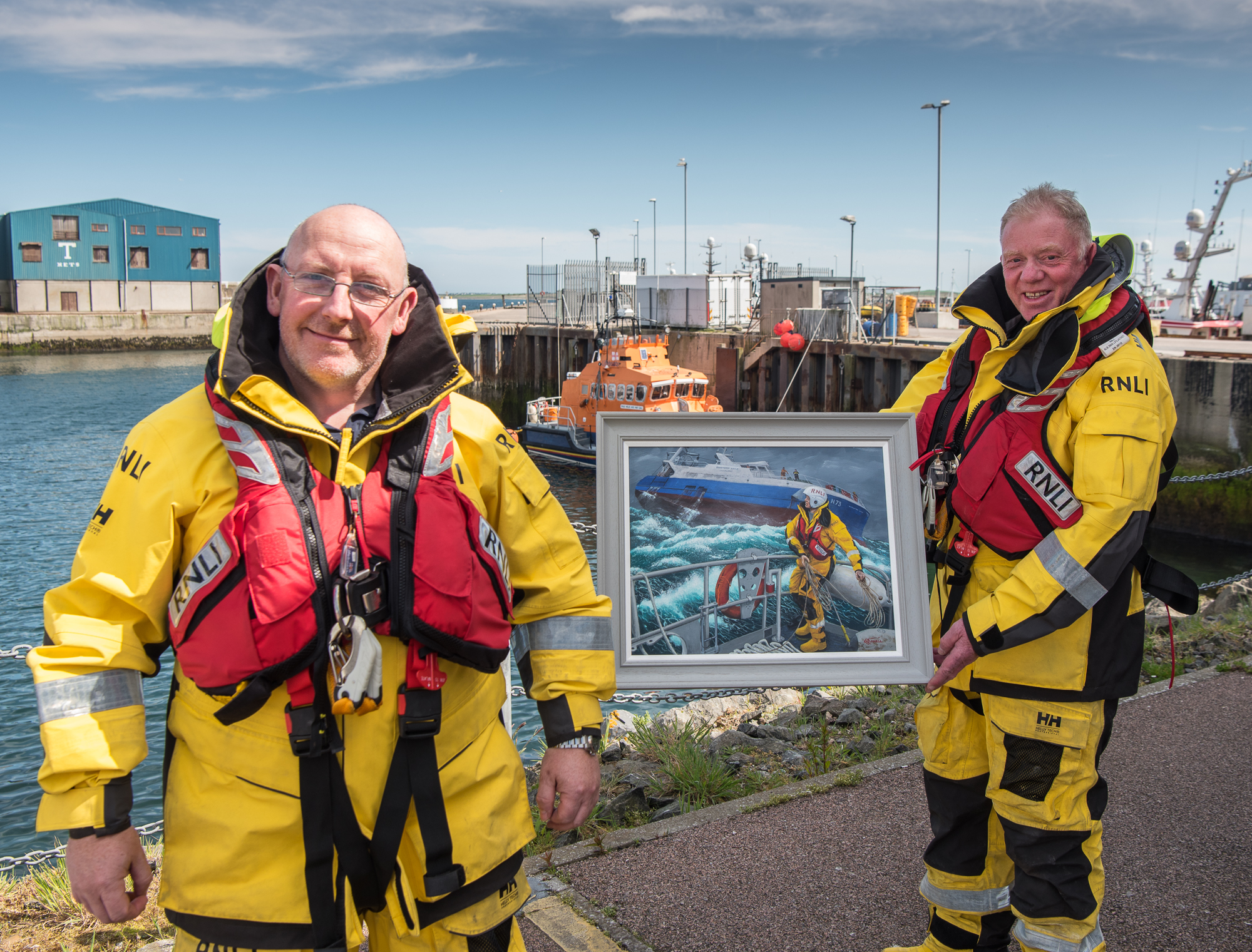 RNLI Volunteer’s Memorable Throw Immortalised on Canvas | RNLI