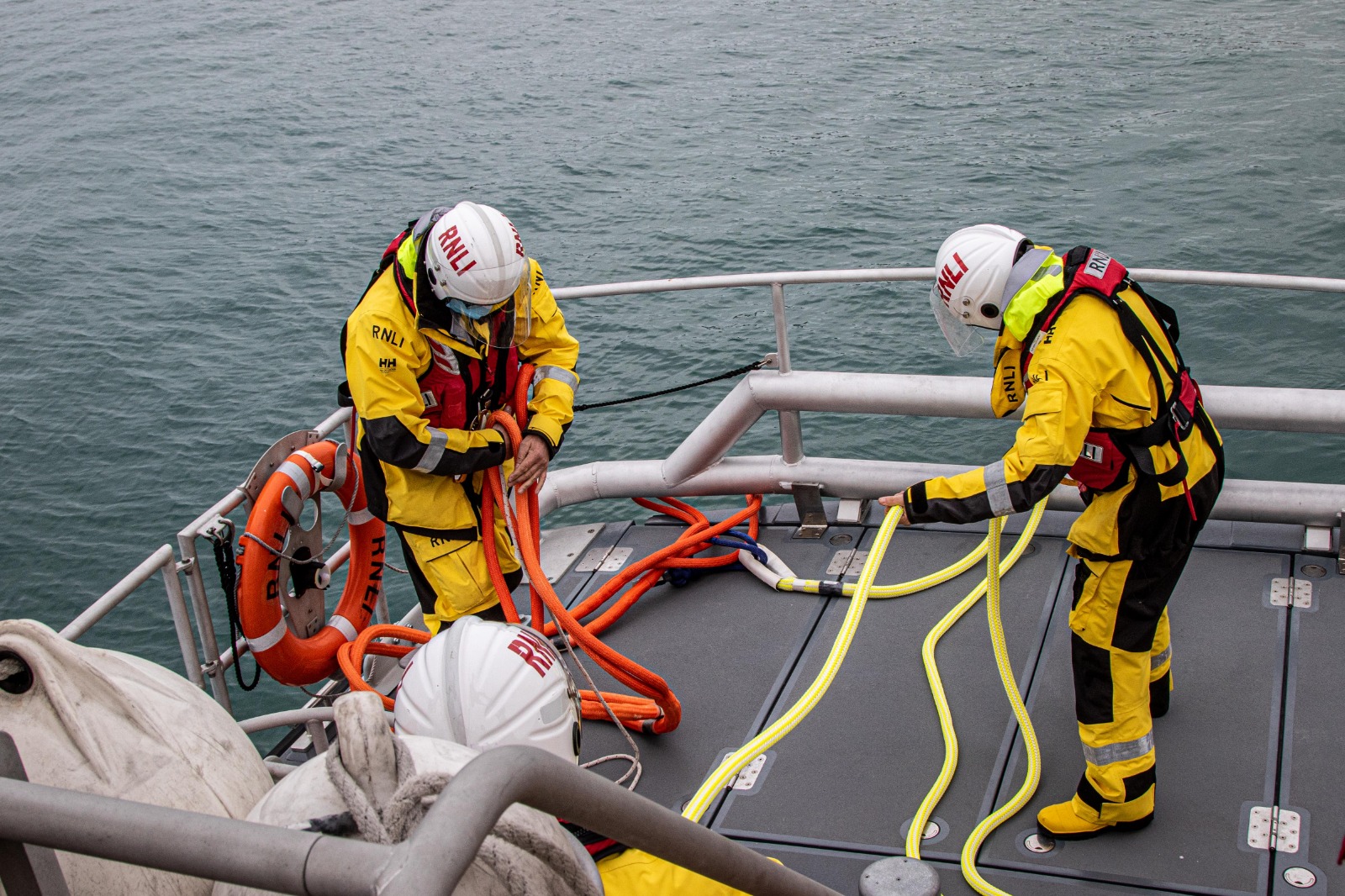 Salcombe all-weather lifeboat, The Baltic Exchange III on exercise. | RNLI