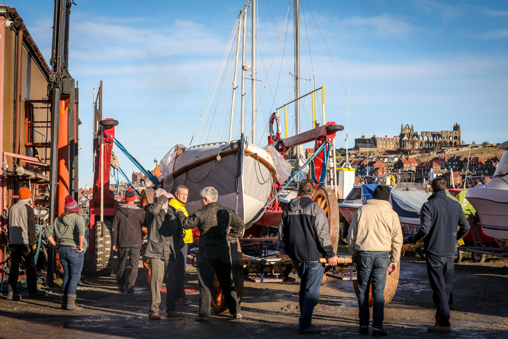 Whitbys old lifeboat restoration is a step closer to completion. | RNLI