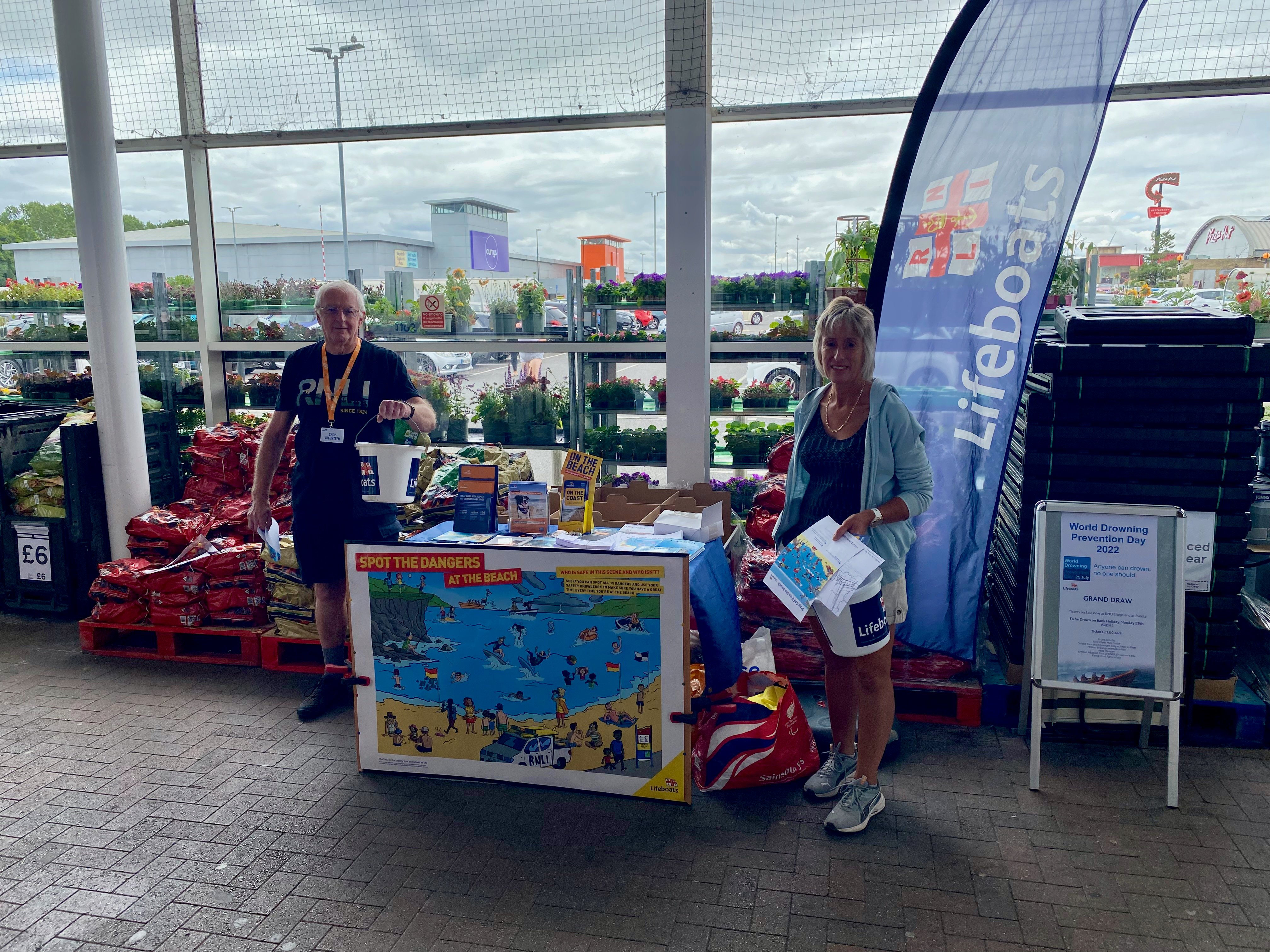 RNLI Clacton and Tesco join forces on World Drowning Prevention Day | RNLI