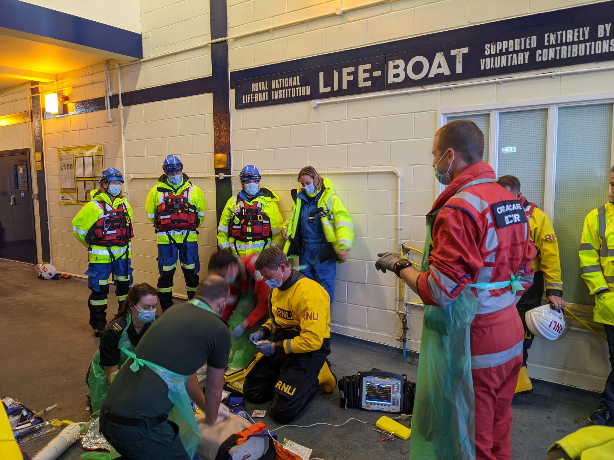 RNLI Penarth joins other organisations for multi-agency training ...