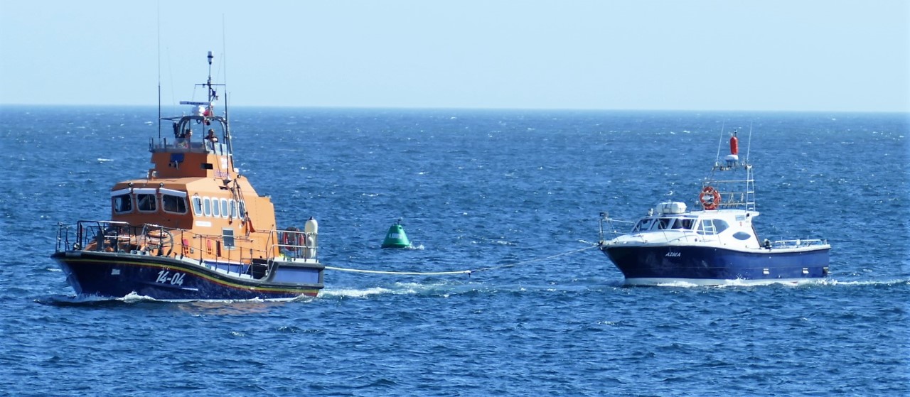 Alderney RNLI Lifeboat launched to assist small passenger vessel | RNLI