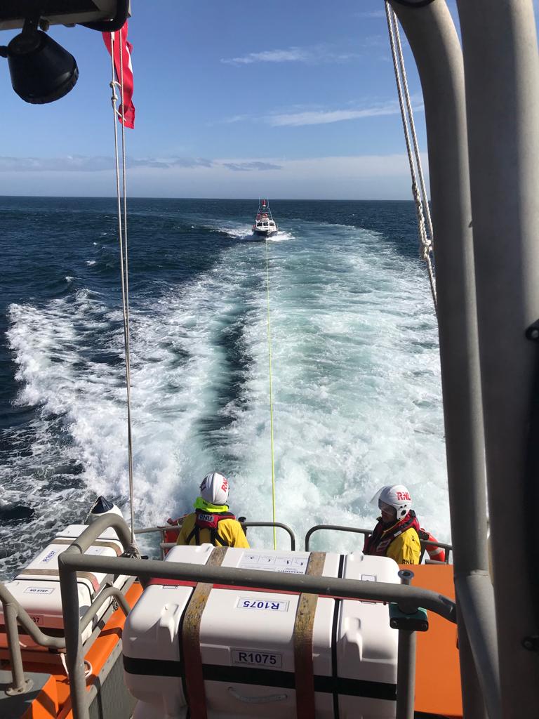 Alderney RNLI Lifeboat launched to assist small passenger vessel | RNLI