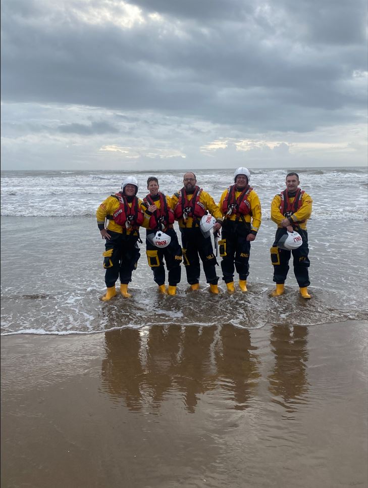 RNLI Port Talbot launch to aid of person cut off by tide | RNLI