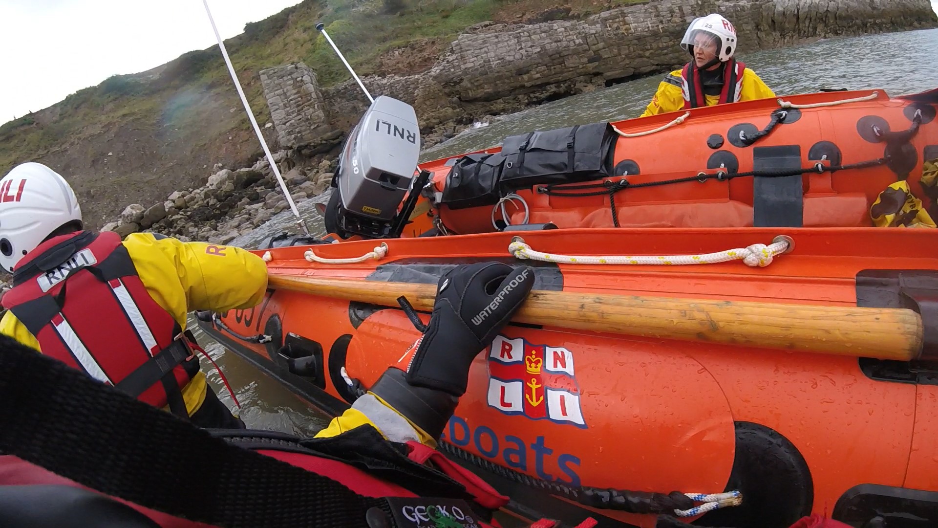 Llandudno lifeboat launches to dangerous cliff incident | RNLI