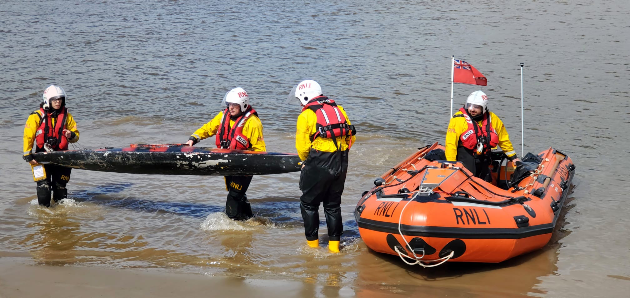 Charity Bowling Match interrupted for Flint RNLI crew | RNLI
