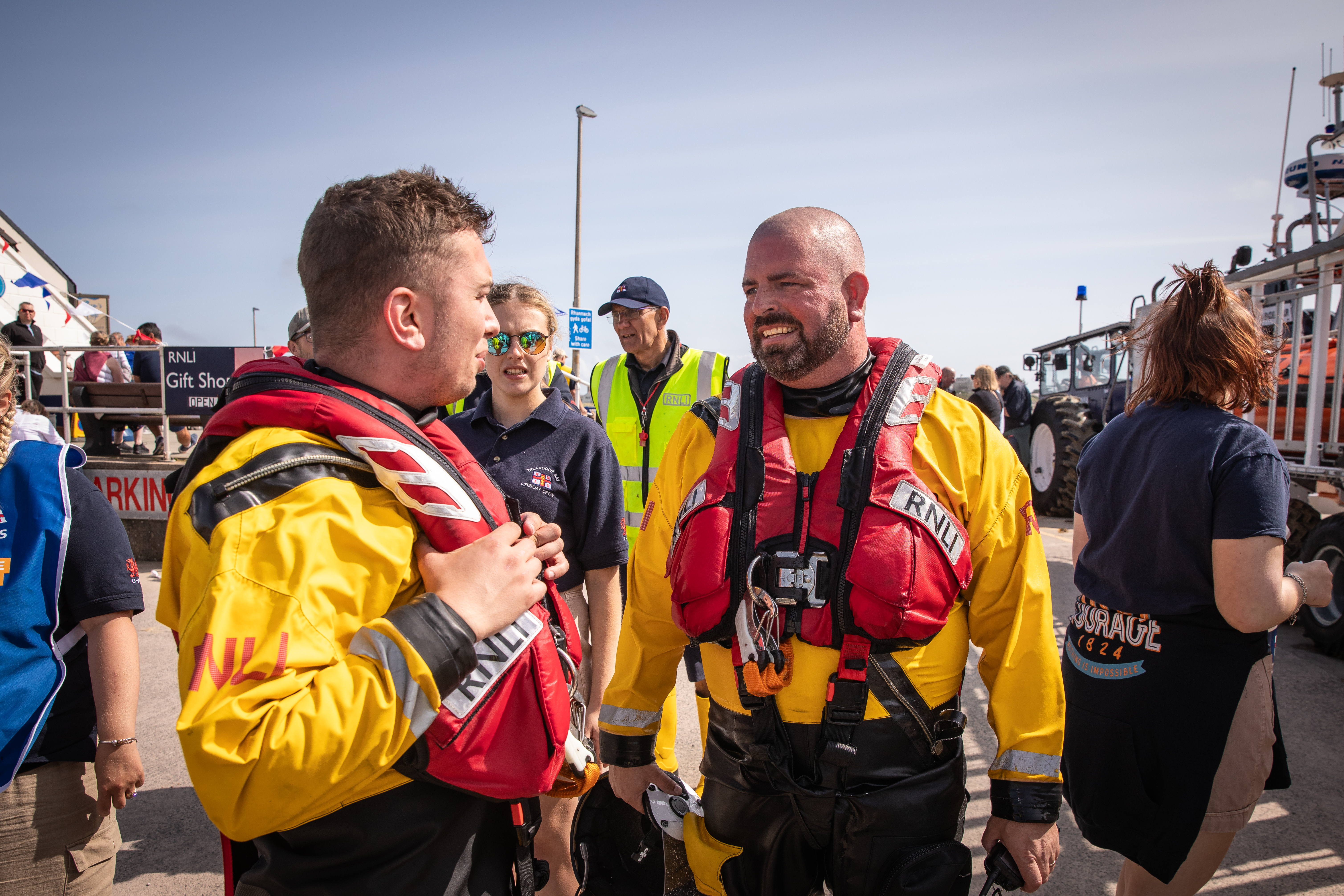 Trearddur Bay RNLI open day sees record attendance and a shout. | RNLI