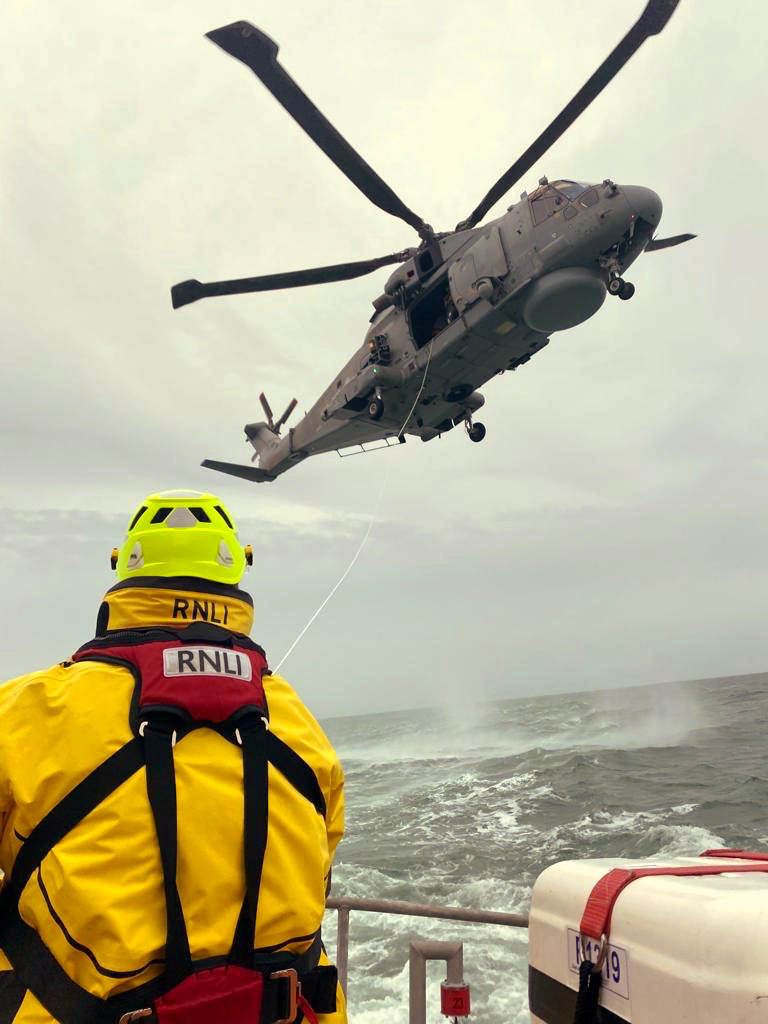 RNLI Penlee train with the Royal Navy | RNLI