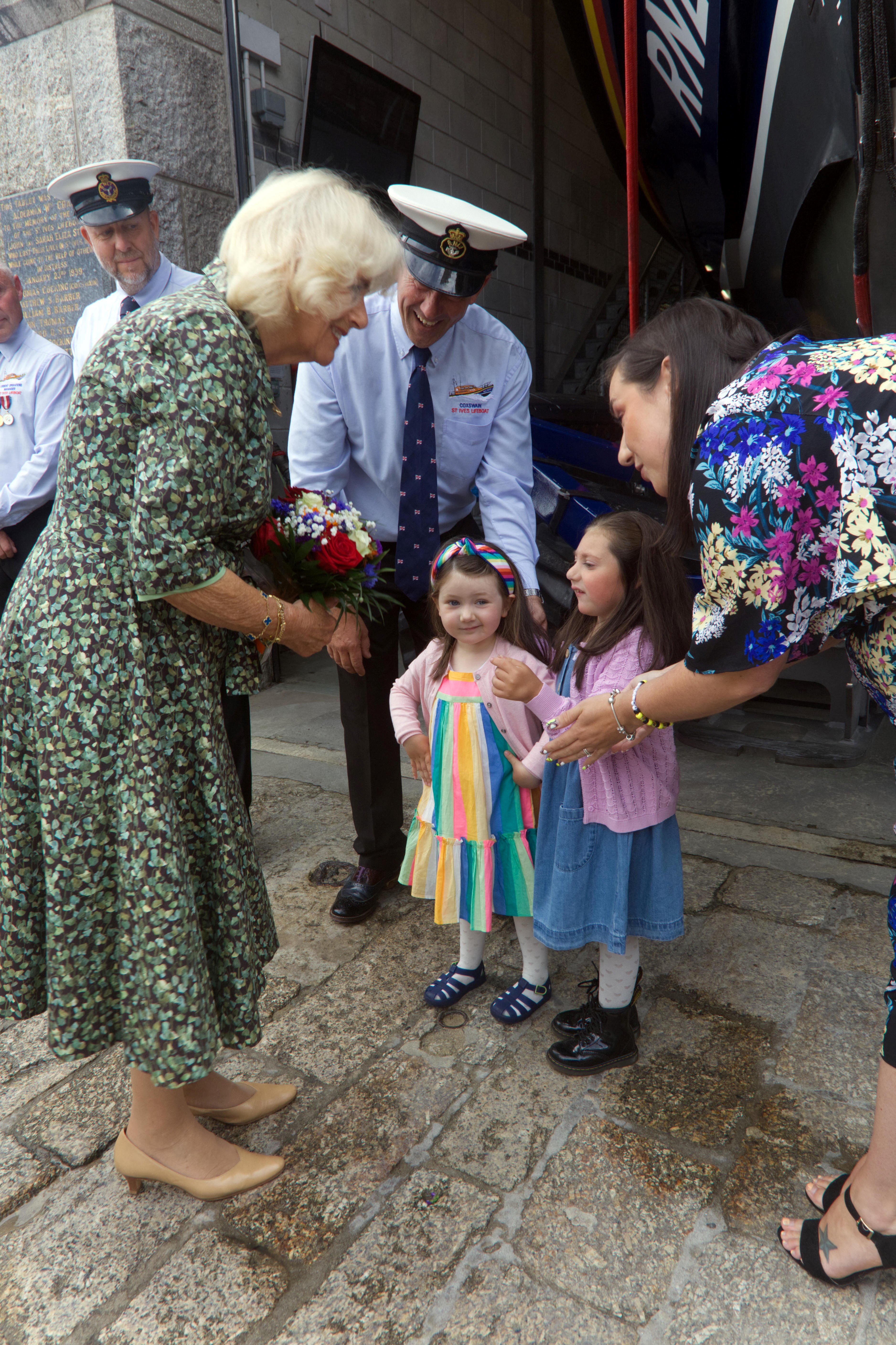 St Ives RNLI welcomes Their Majesties King Charles III and Queen ...