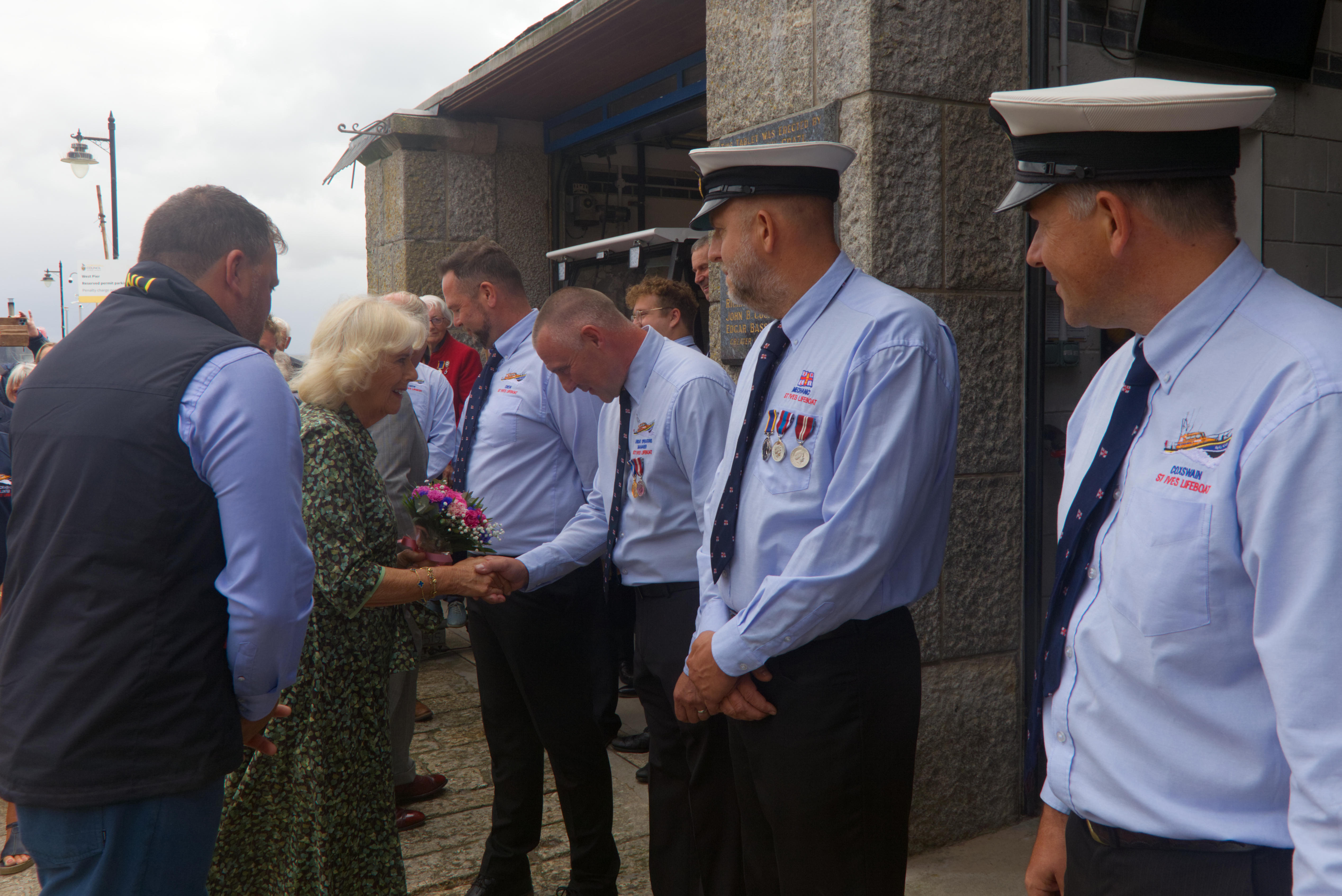 St Ives RNLI welcomes Their Majesties King Charles III and Queen ...