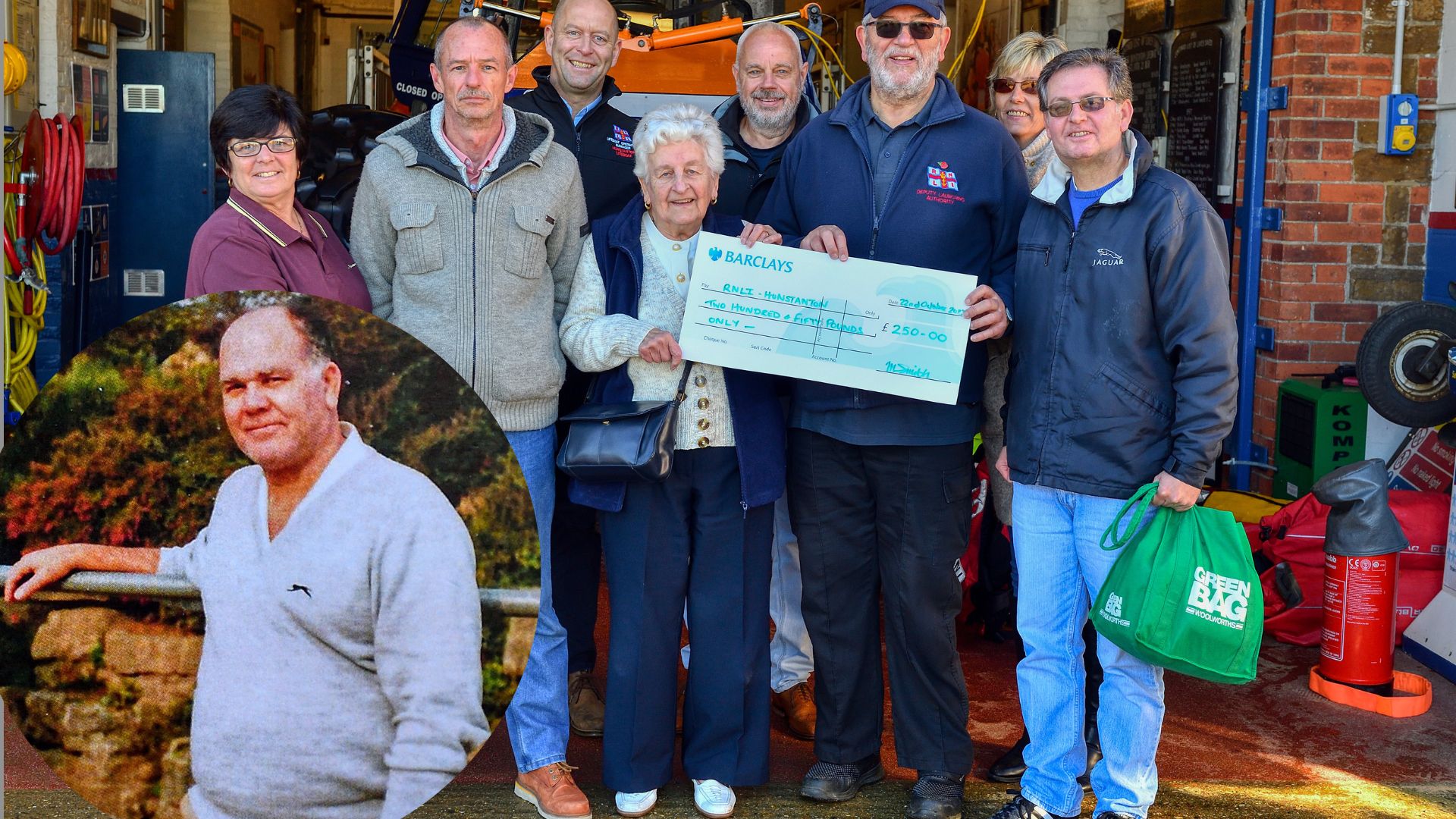 Donation to Hunstanton RNLI remembers Peterborough man who loved ...