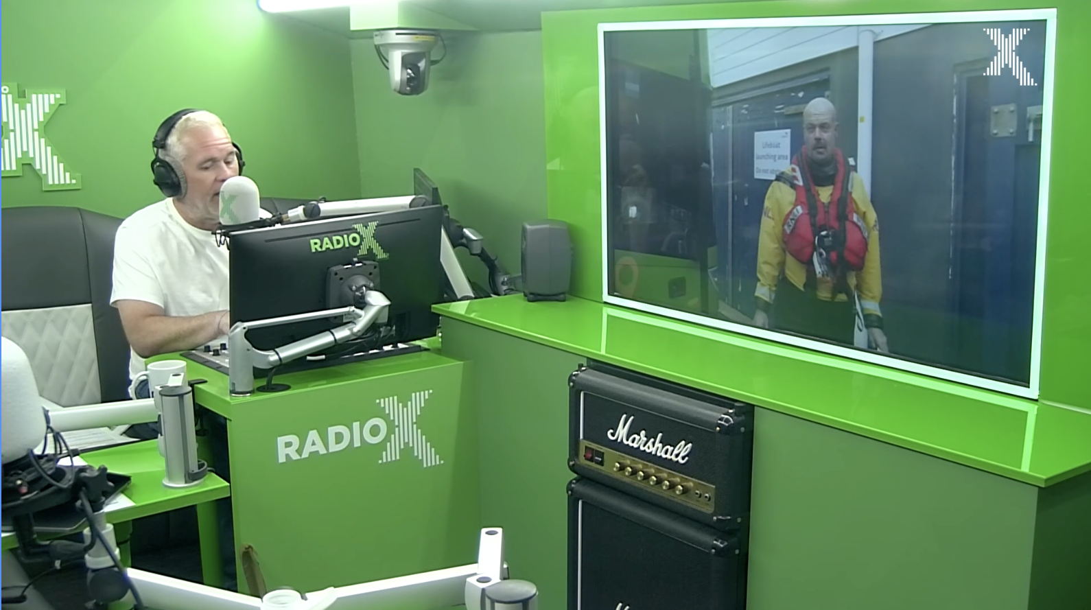 Radio X Chris Moyles broadcasts live from Margate RNLI | RNLI