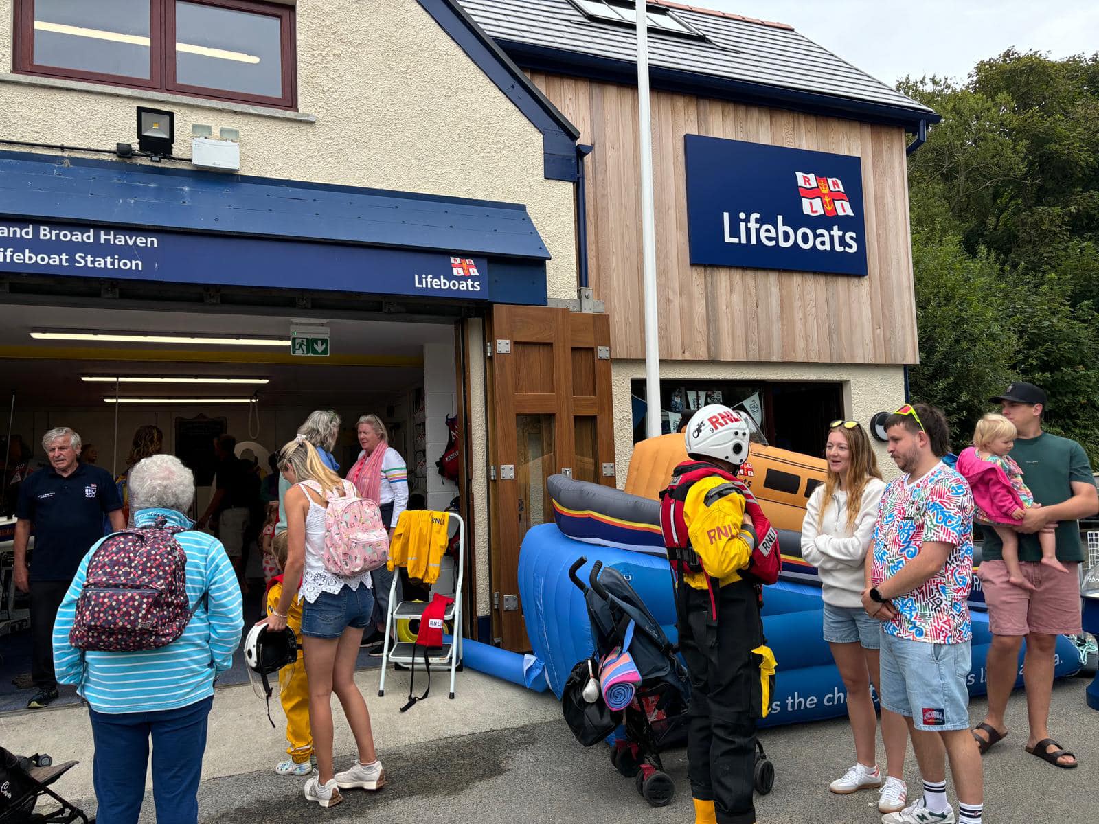 Little and Broad Haven Lifeboat Station celebrates open day success | RNLI