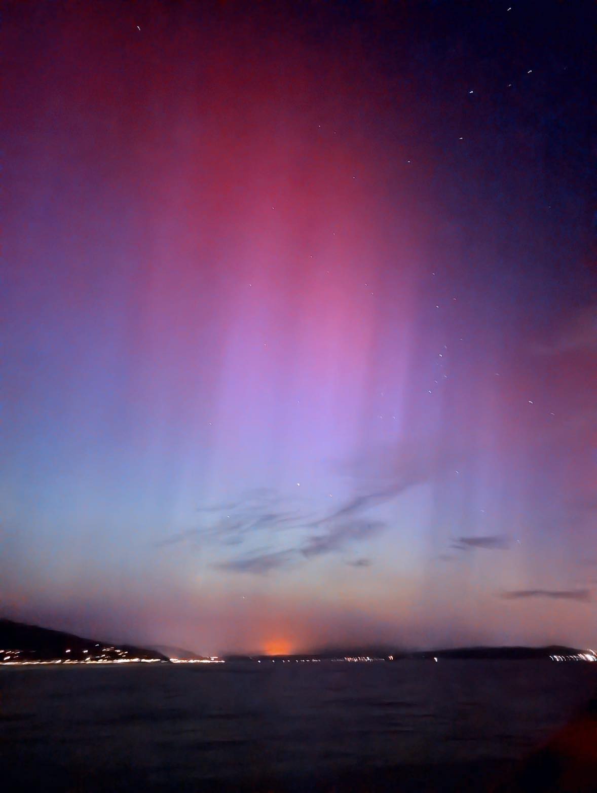Aurora lights the way home for Largs RNLI | RNLI