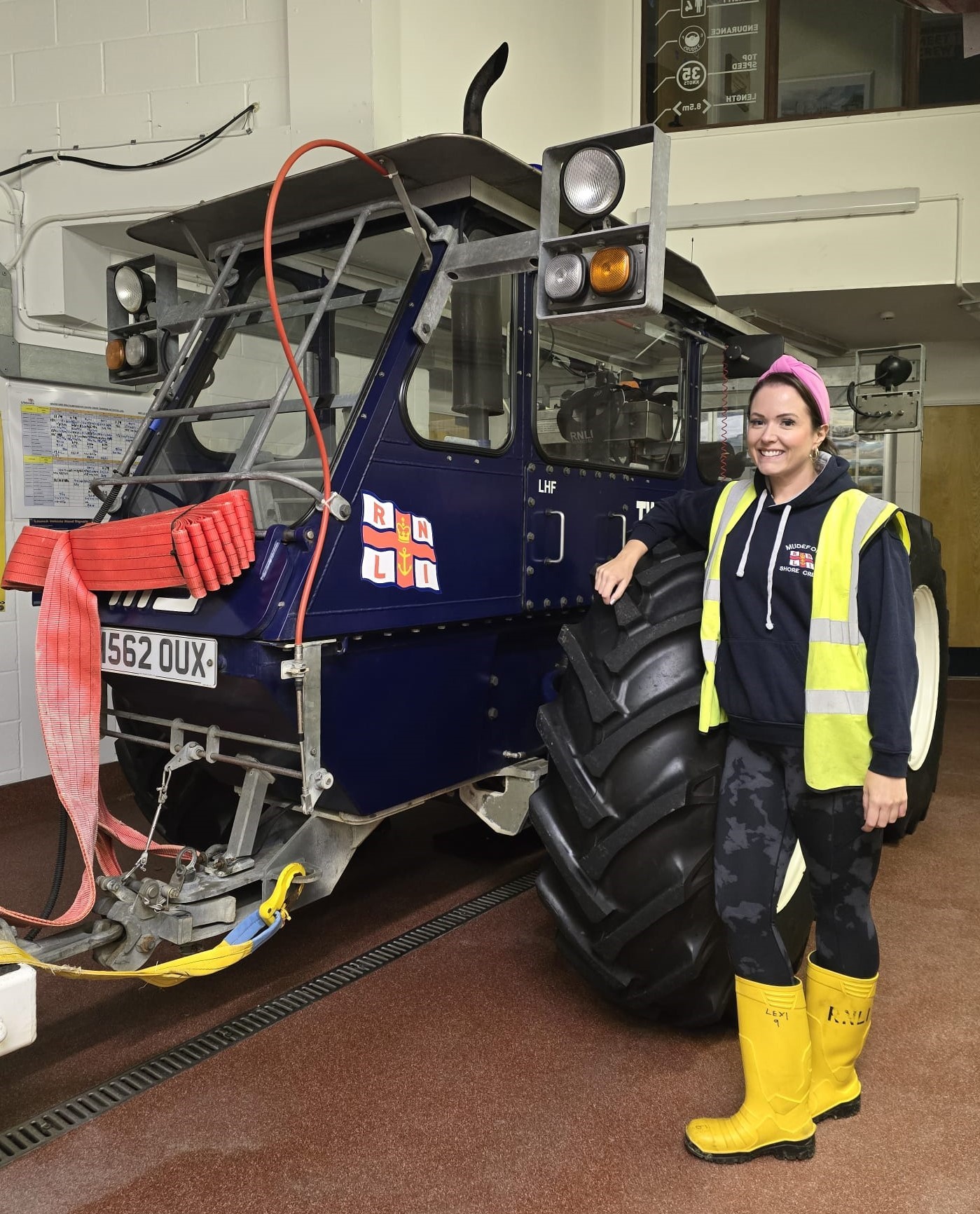 Local GP passes out as Lifeboat Tractor Driver for Mudeford RNLI | RNLI