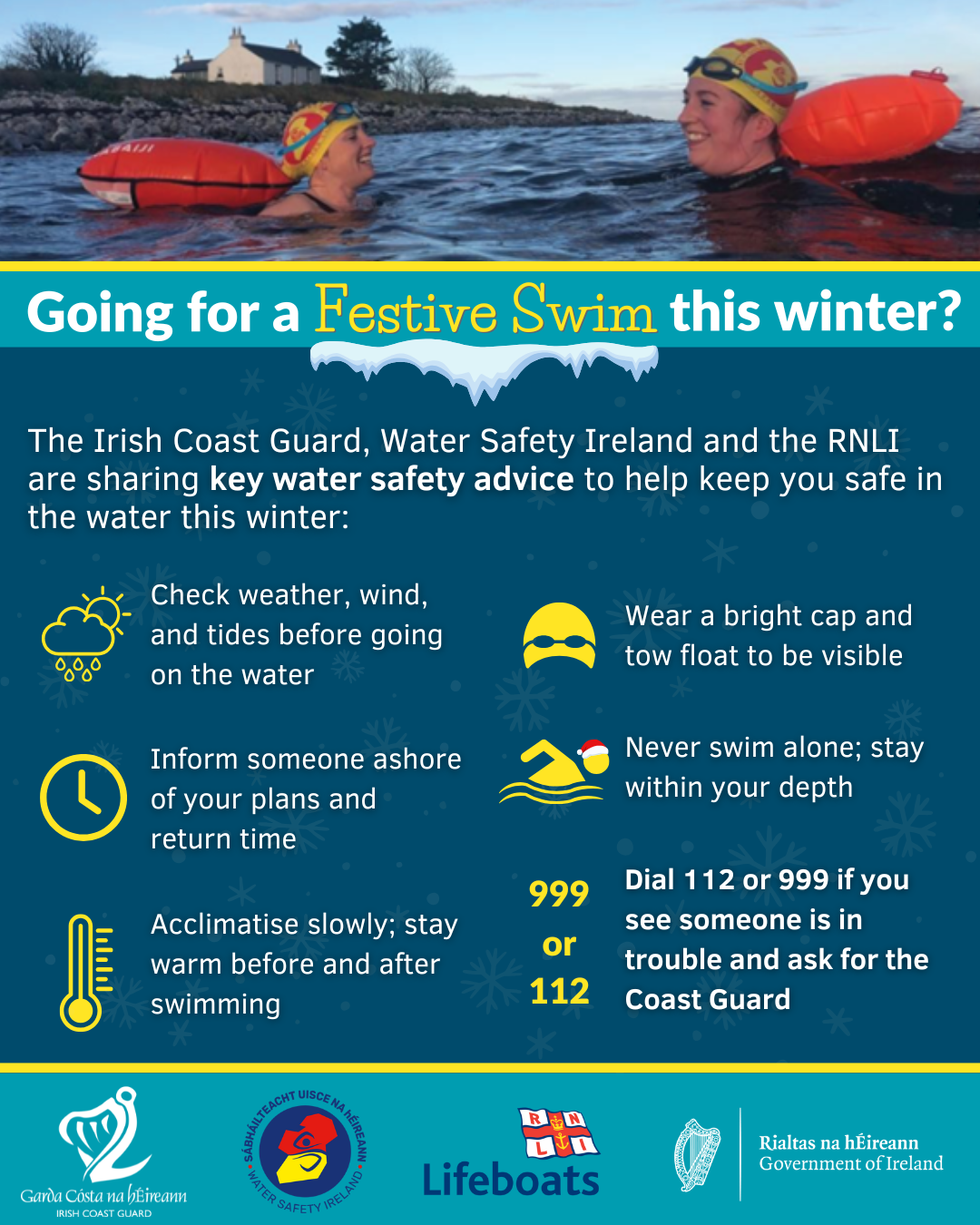 Irish Coast Guard, Water Safety Ireland and RNLI urge caution ahead of ...