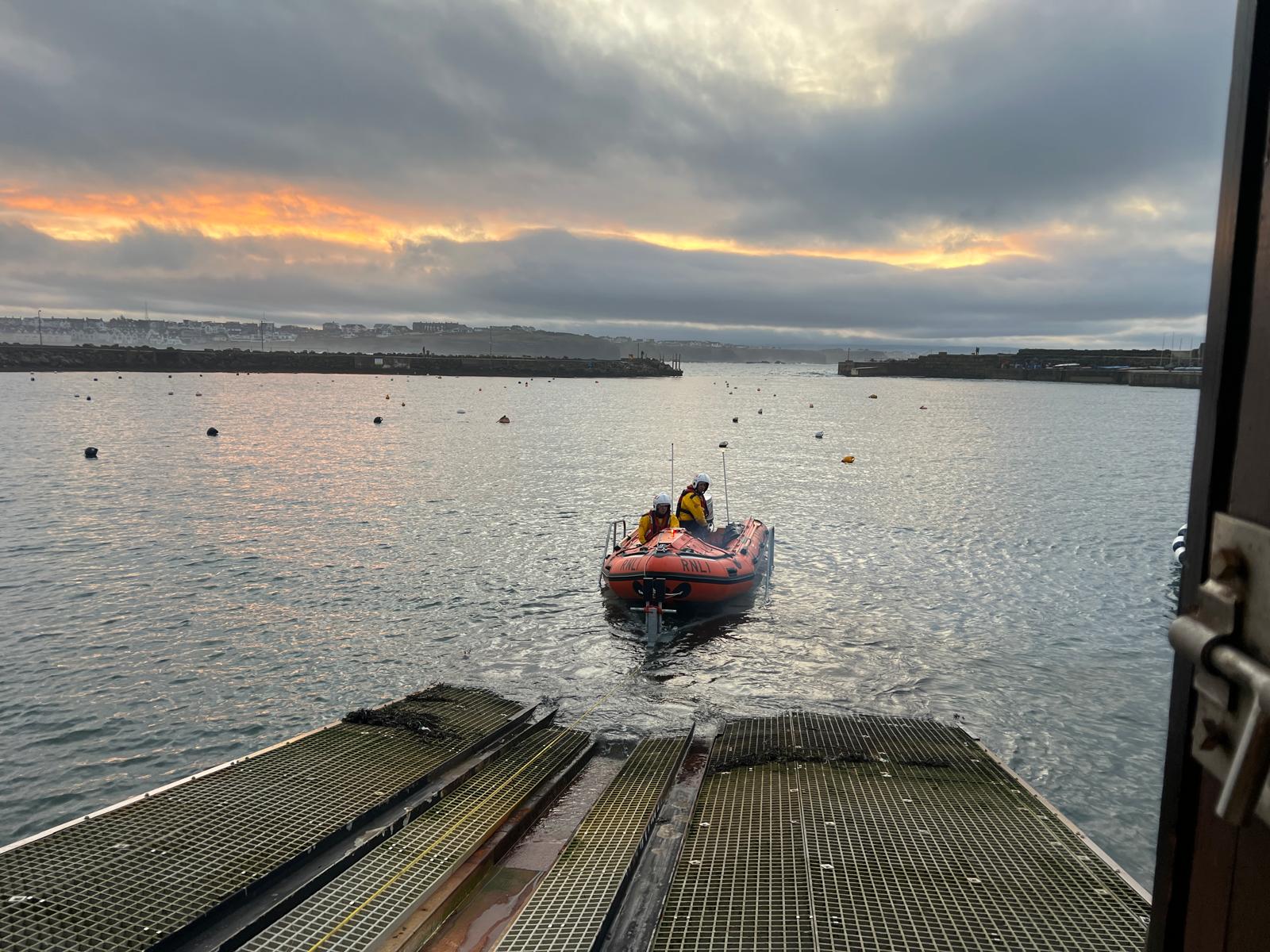 Portrush RNLI launched to reports of a person in the water at ...