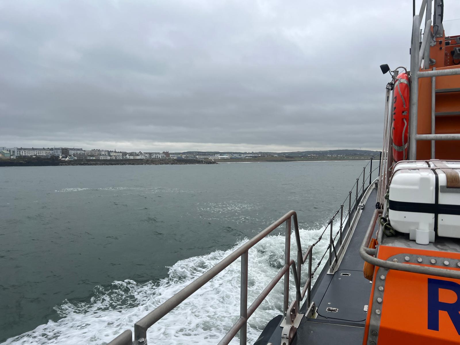 Portrush RNLI launched to reports of a person in difficulty at ...