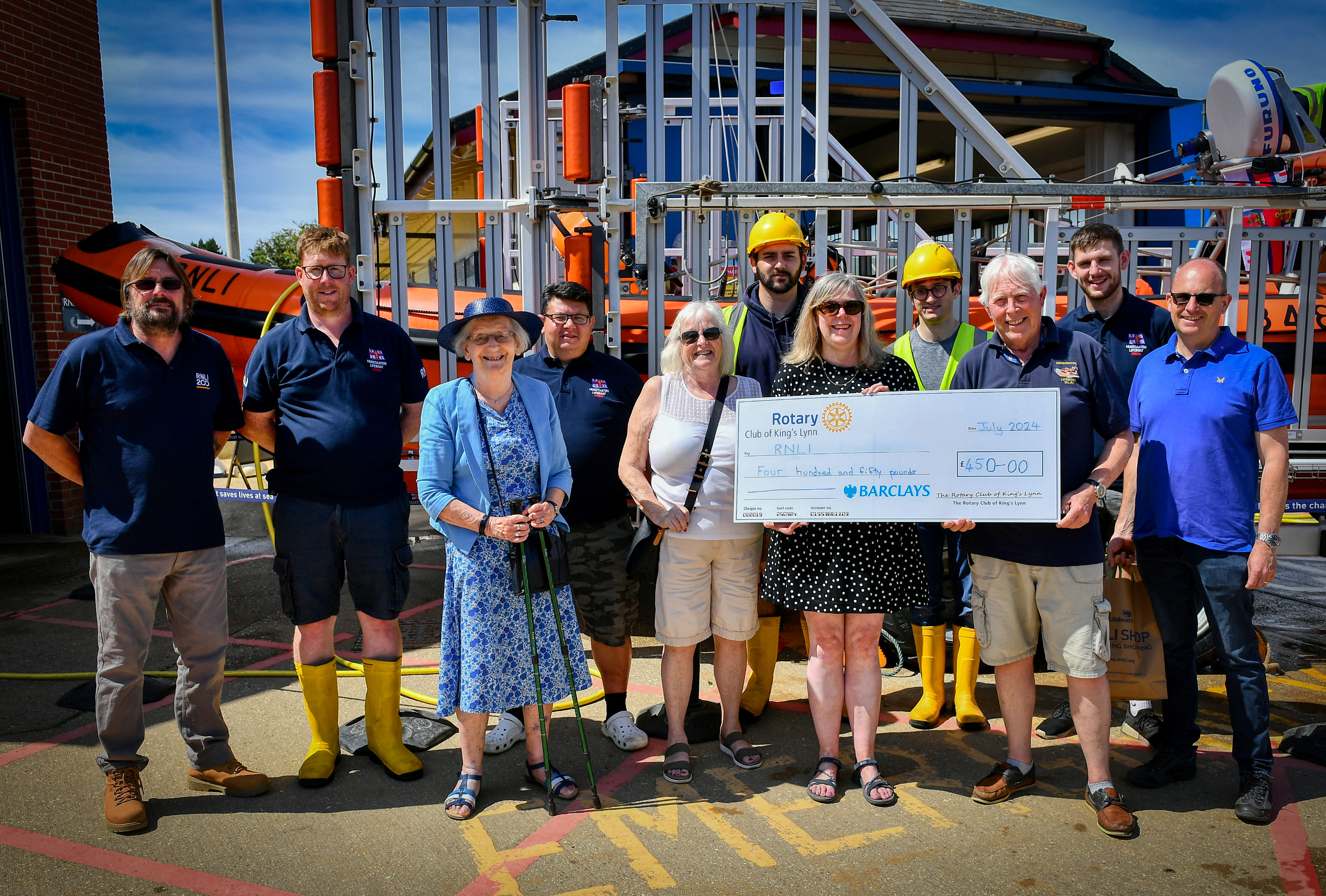 Talk on work of station inspired Rotary Club donation to Hunstanton ...
