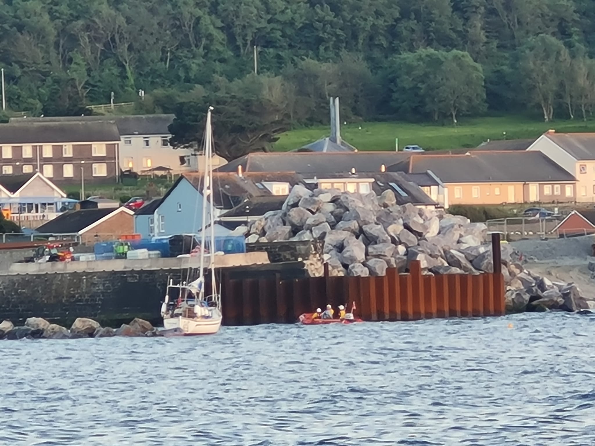 New Quay RNLI rescues sailor from stricken vessel during the summer ...