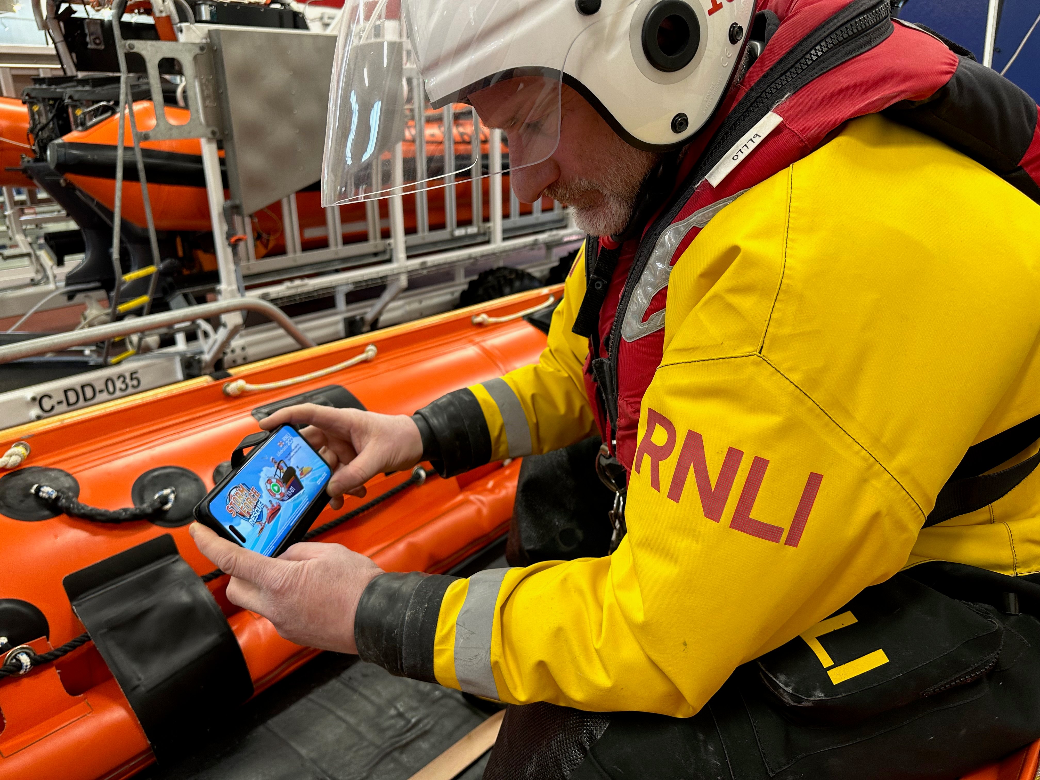 Clacton RNLI lifeboat station showcase new water safety game Storm ...