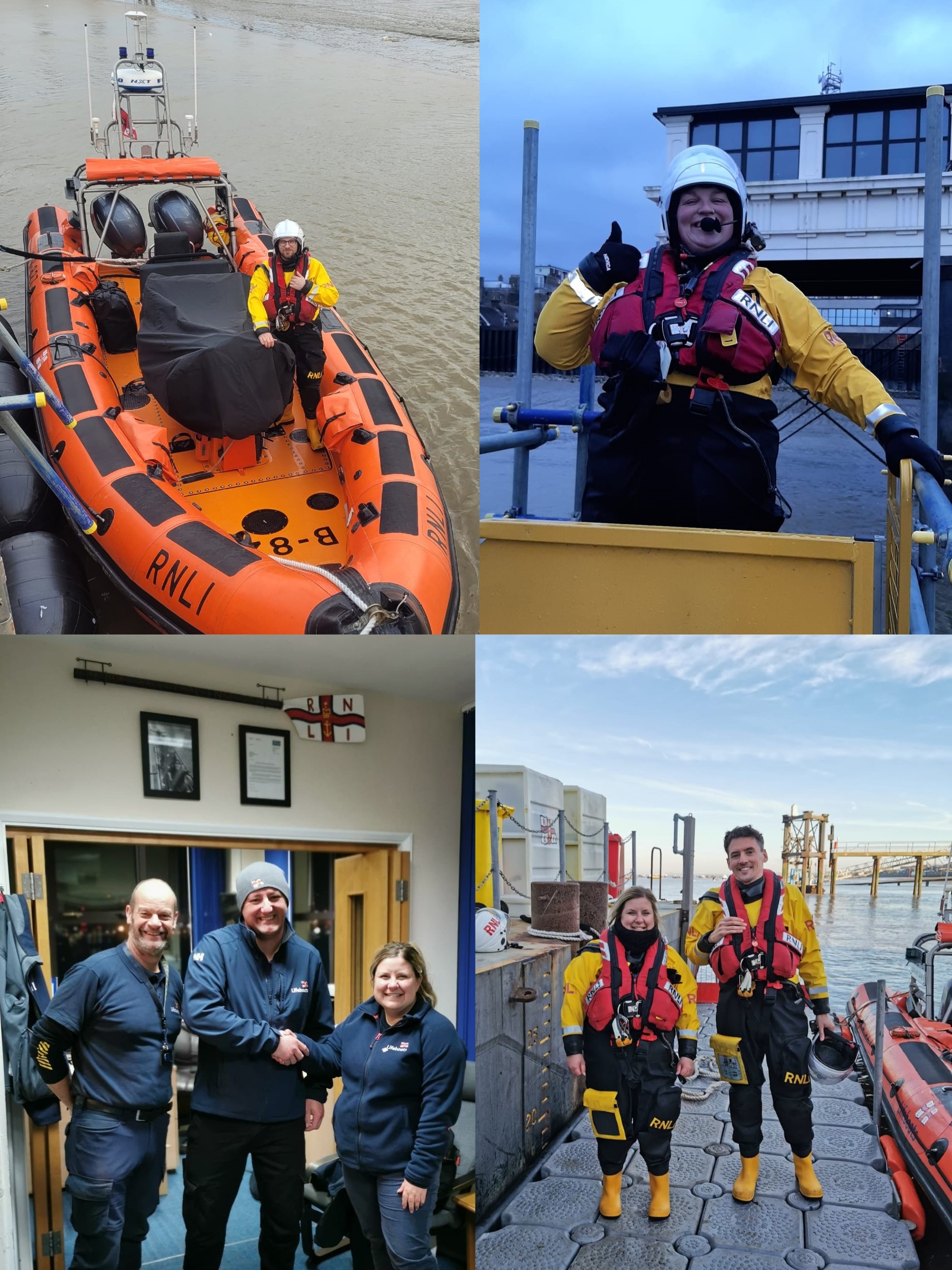 Four Gravesend RNLI volunteers pass lifeboat crew assessments this week ...