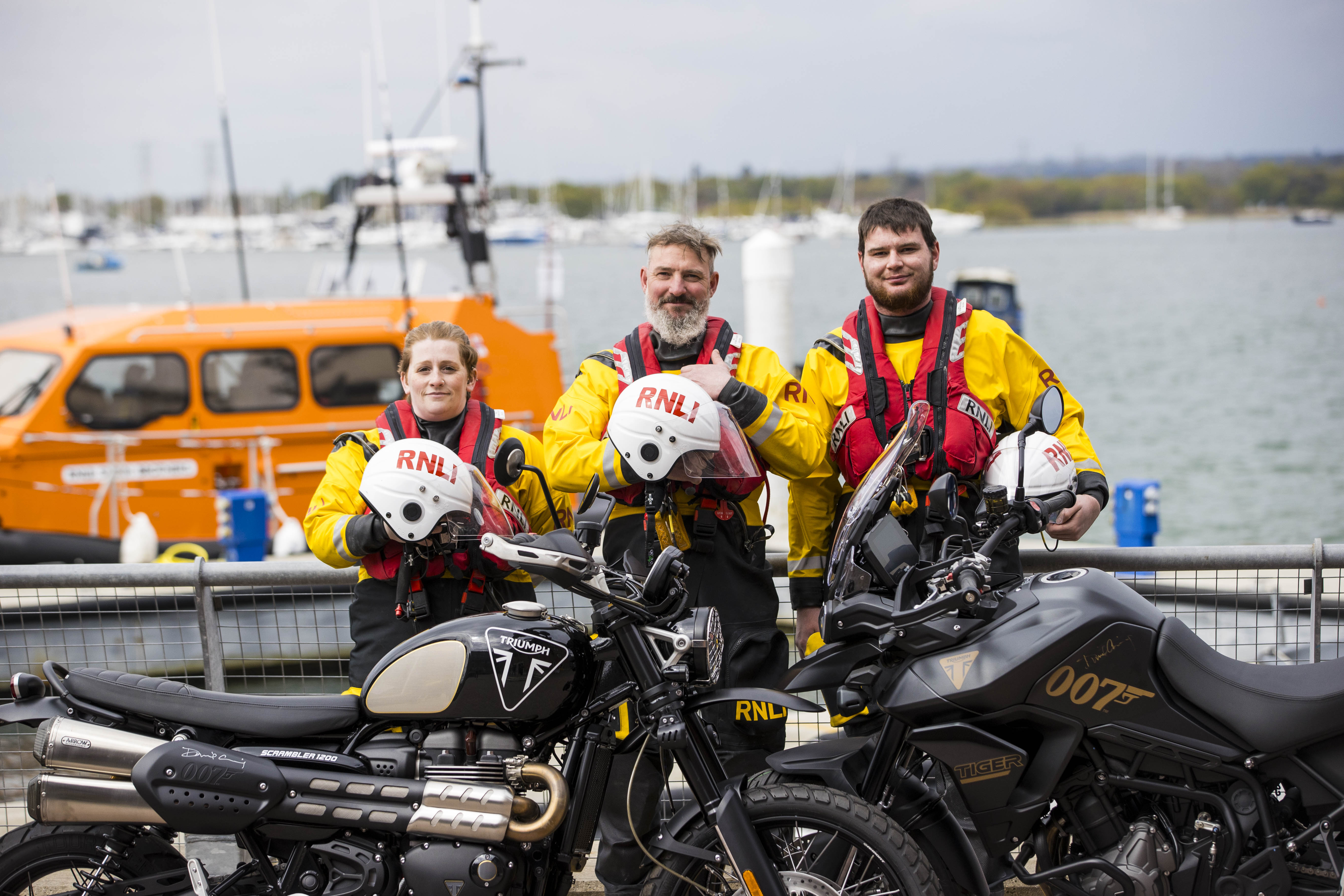 Daniel Craig’s motorbikes sell for record amount for the RNLI | RNLI