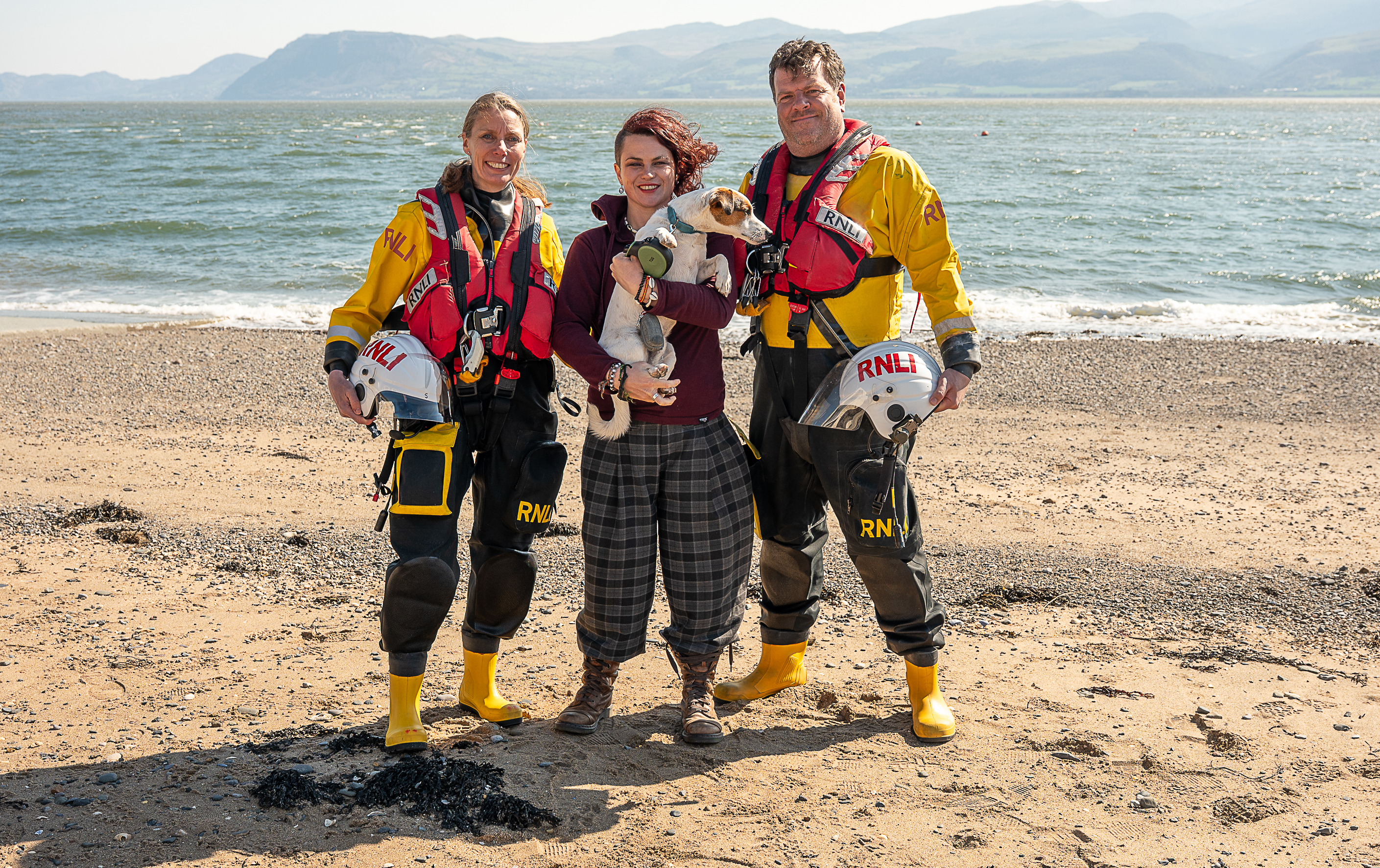 Woman rescued by RNLI backs Mayday campaign as rescue figures for Wales ...