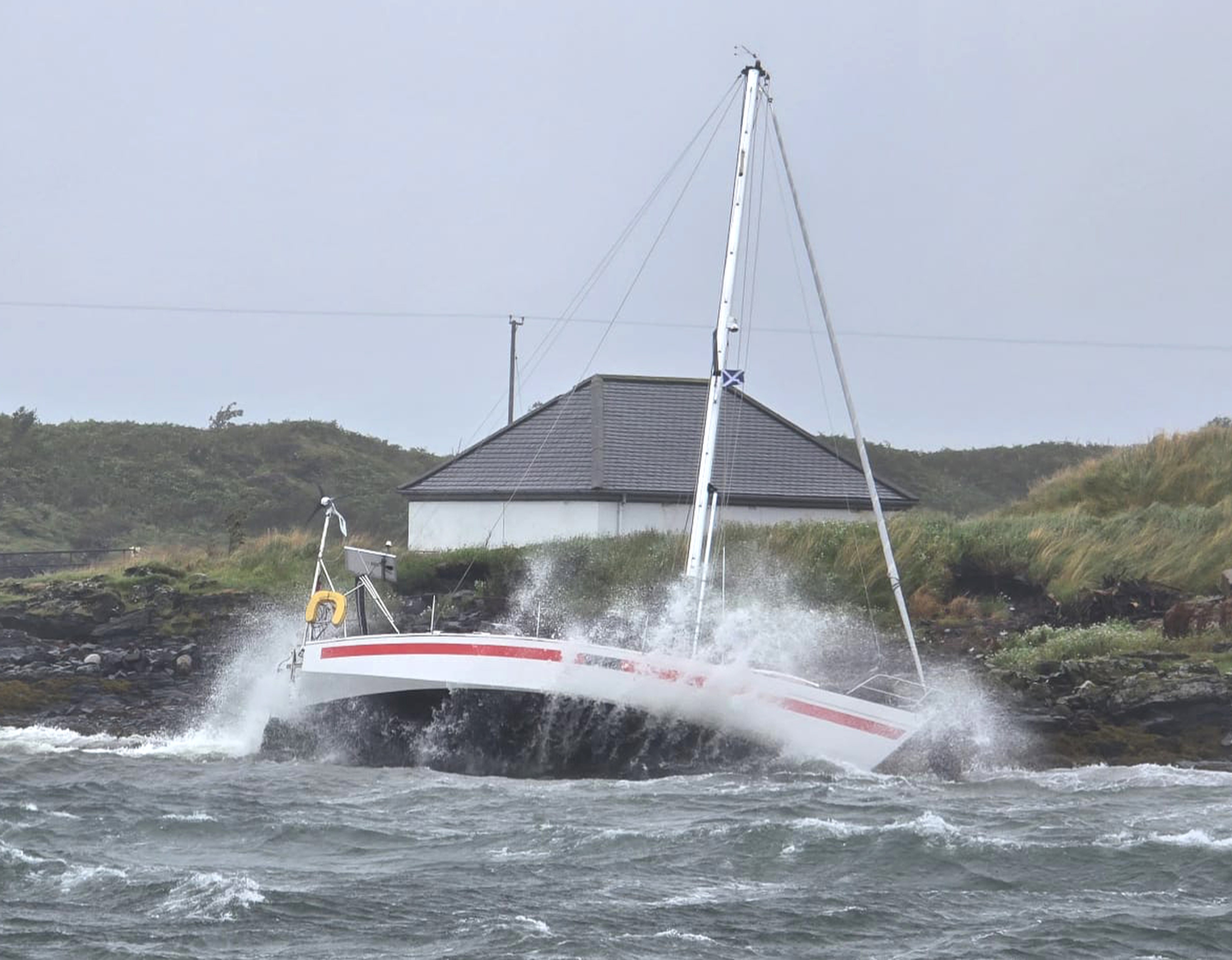 Oban RNLI volunteers called out into Storm Floris