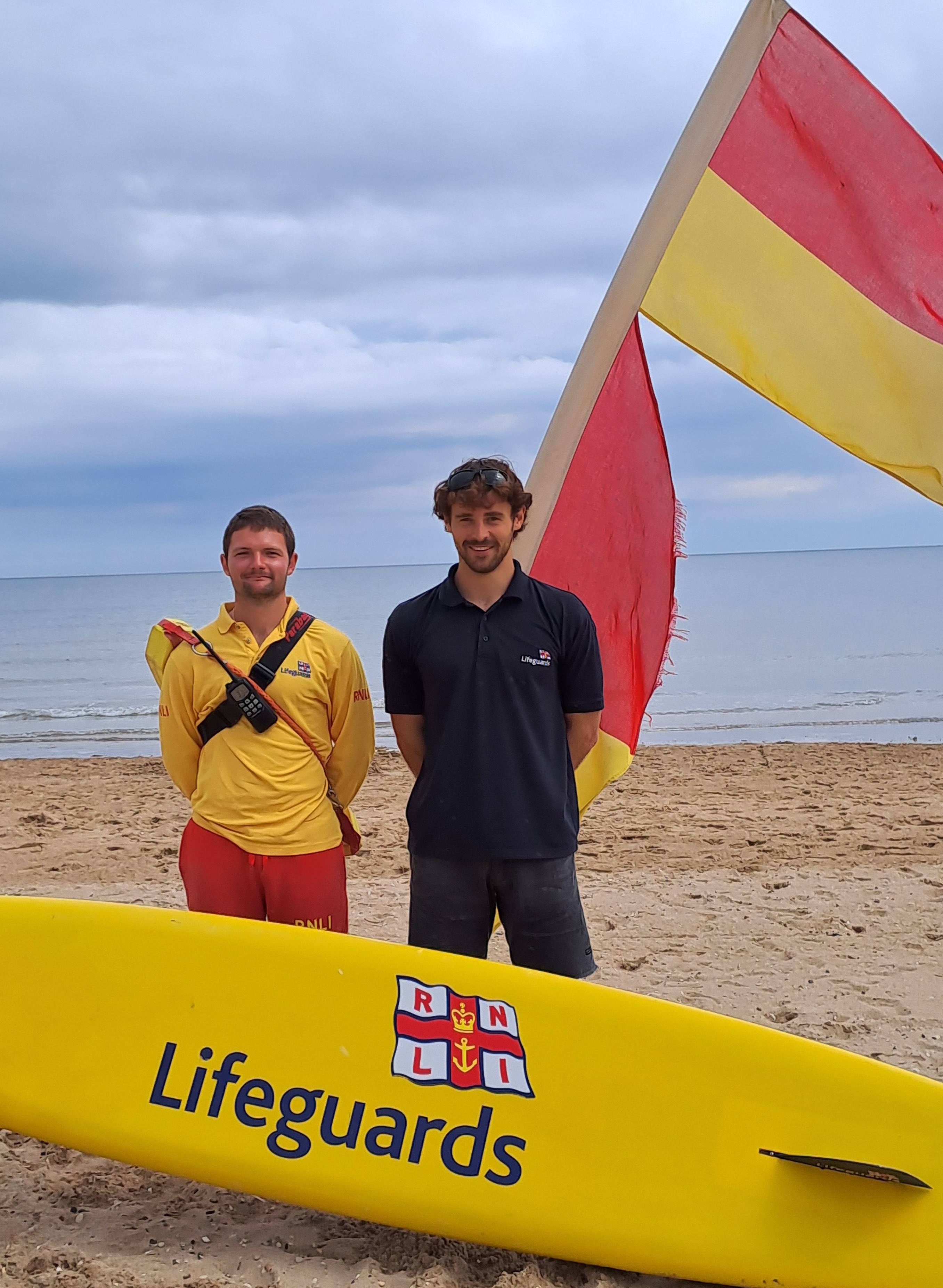 RNLI lifeguards urge beach goers to swim between red and yellow flags ...